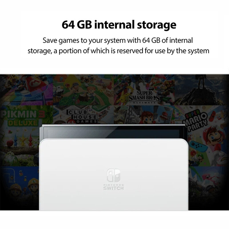 Nintendo Switch OLED Pantalla OLED 7.0" OLED touch screen 64 GB ...