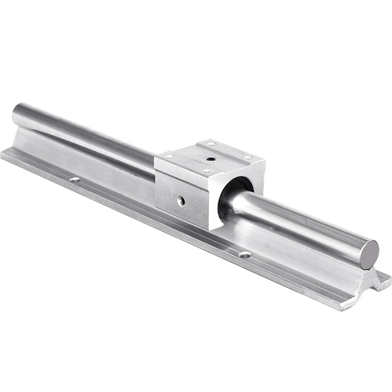 Aluminum Seat Cylindrical Rod Linear Guide Rail Optical Axis Slideway ...