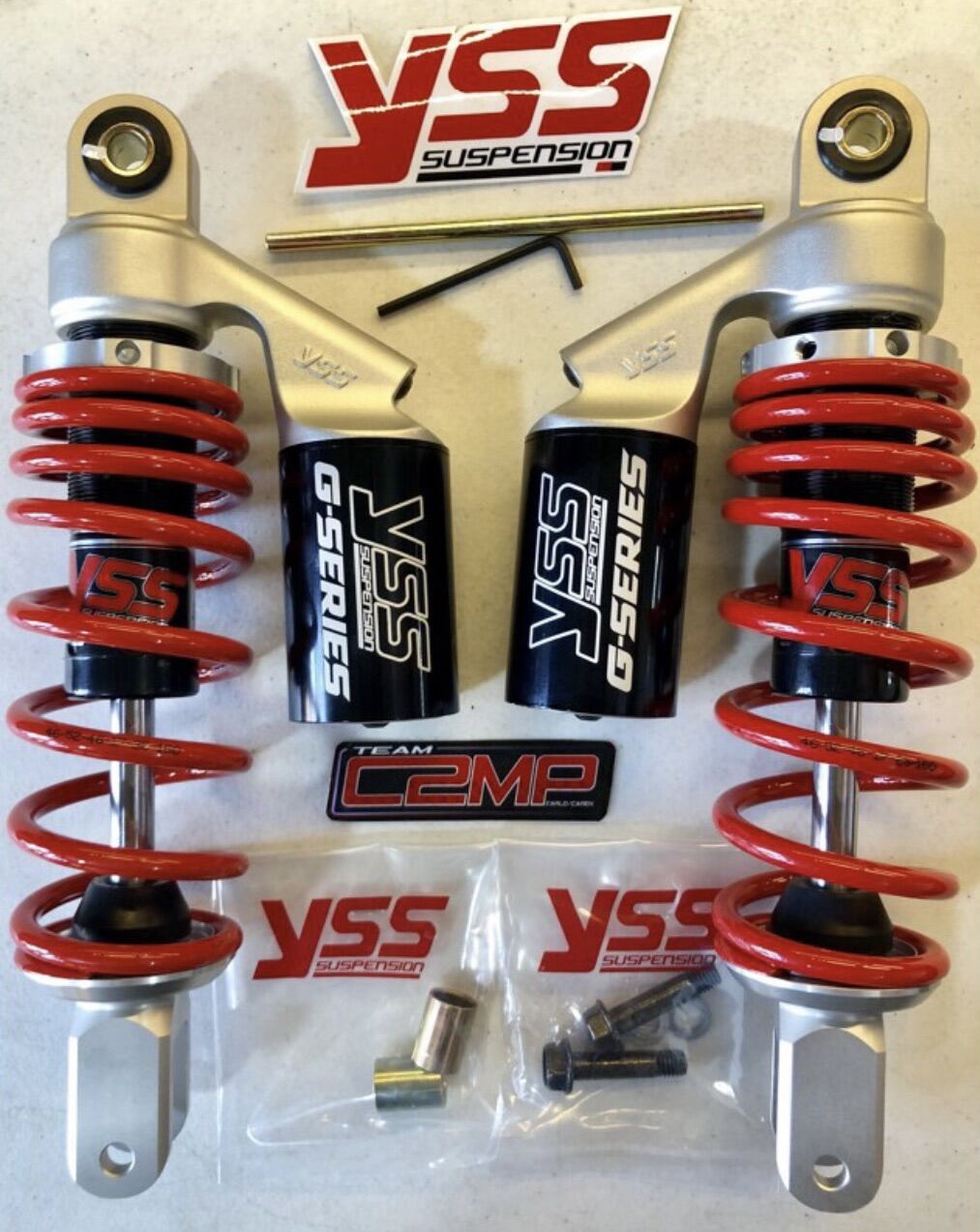 YSS G Plus Series Nouvo Aerox V1 V2 NMAX V1 V2 270mm Dual Rear Shock ...