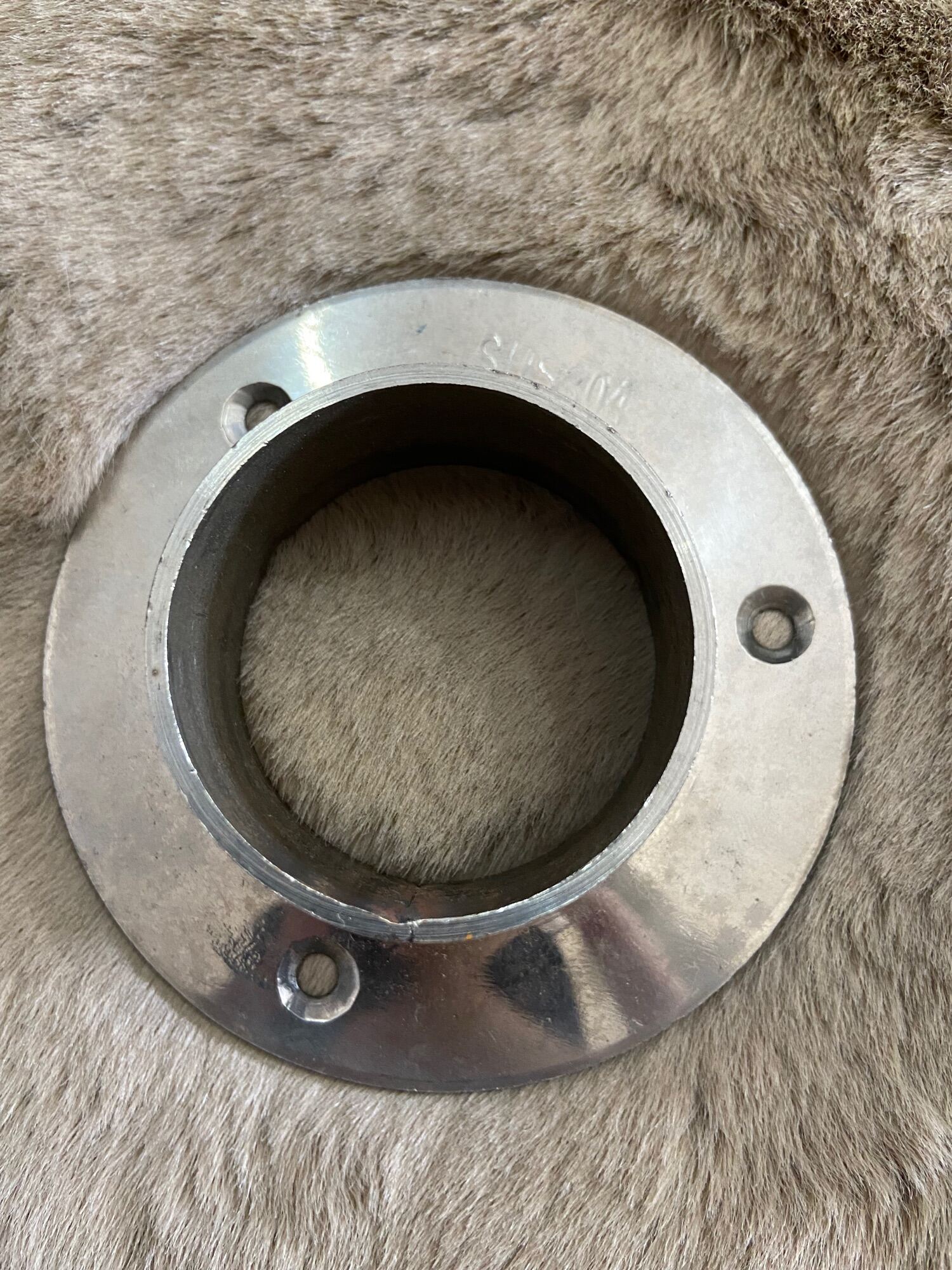 1 3/4 Round escutcheon end post stainless 304 | Lazada PH