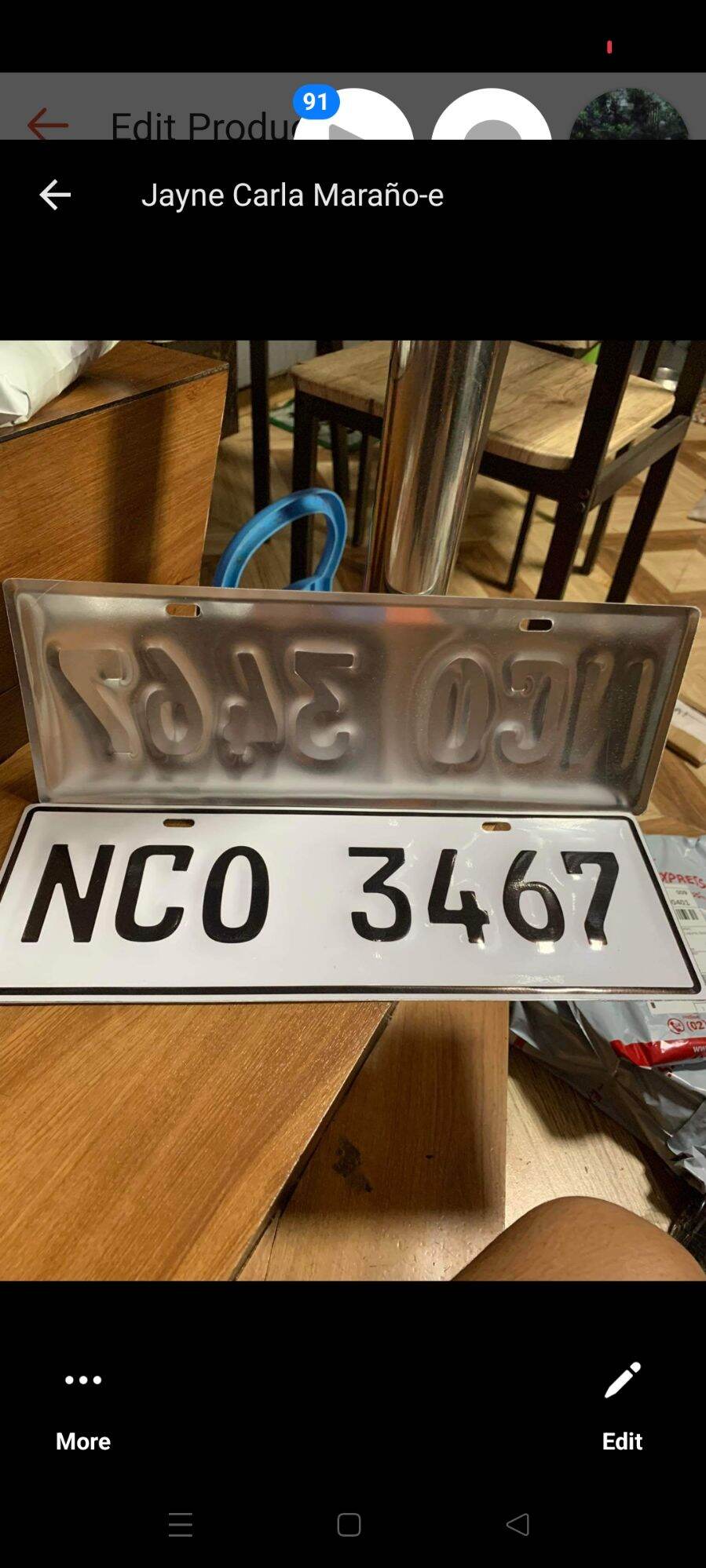 metal embosse temporary plate | Lazada PH