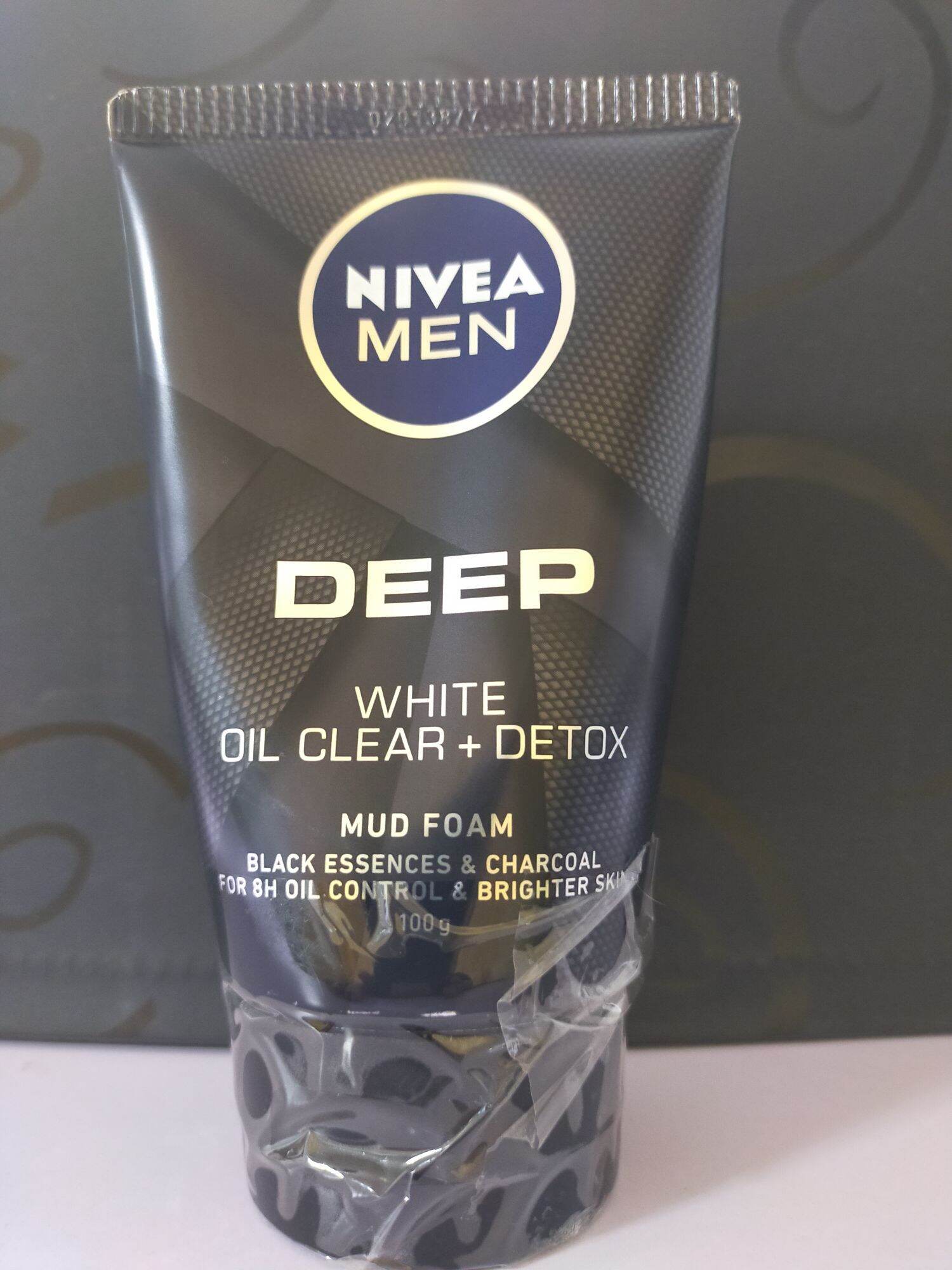 Nivea Men Deep White Oil Clear+Detox Mud Foam 100g | Lazada PH