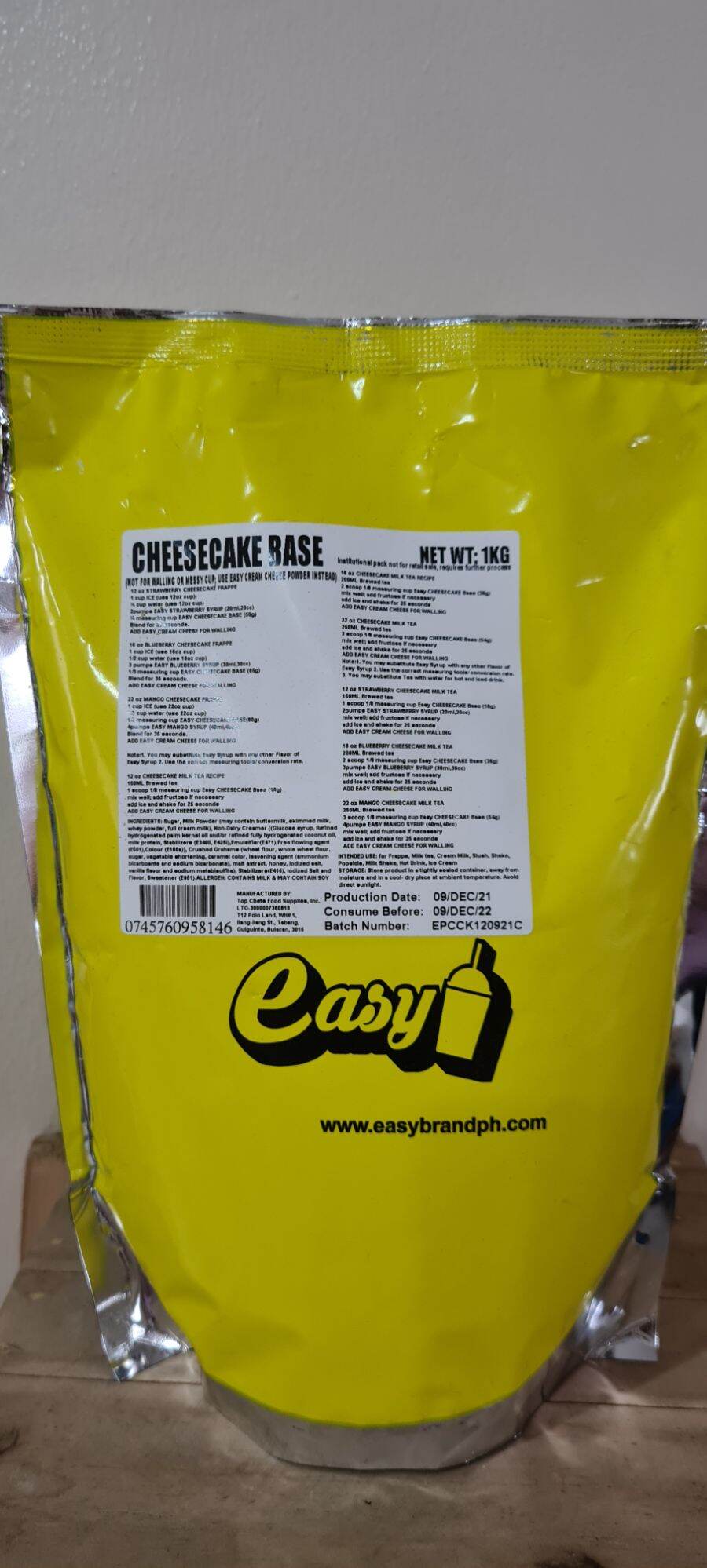 Easy Cheesecake Powder 1kg | Lazada PH