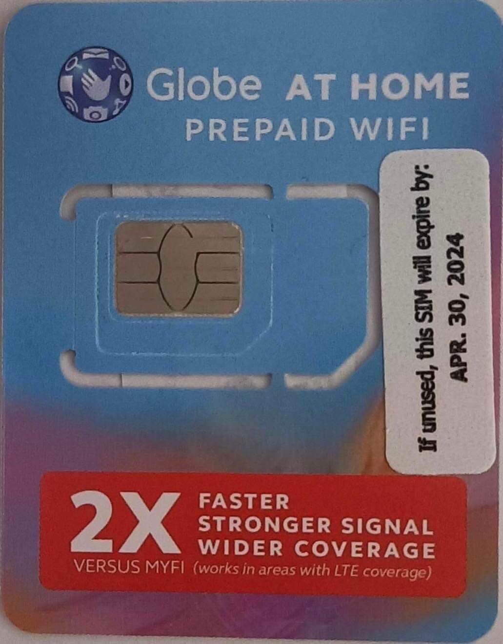 GLOBE AT HOME PREPAID WIFI SIM FREE 10GB | Lazada PH