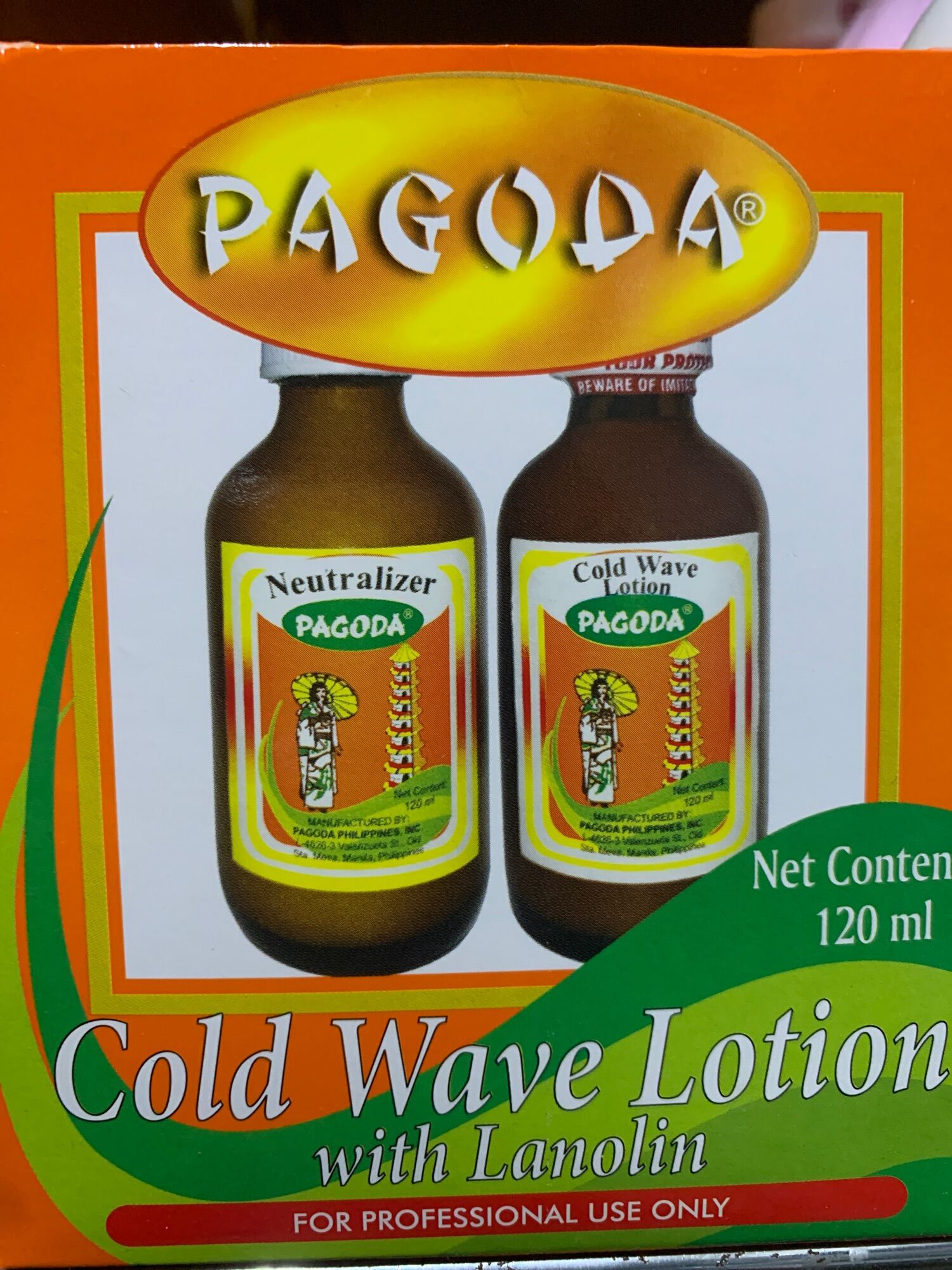 PAGODA cold wave Perm Lotion+ Neutralizer Set 473ml | Lazada PH