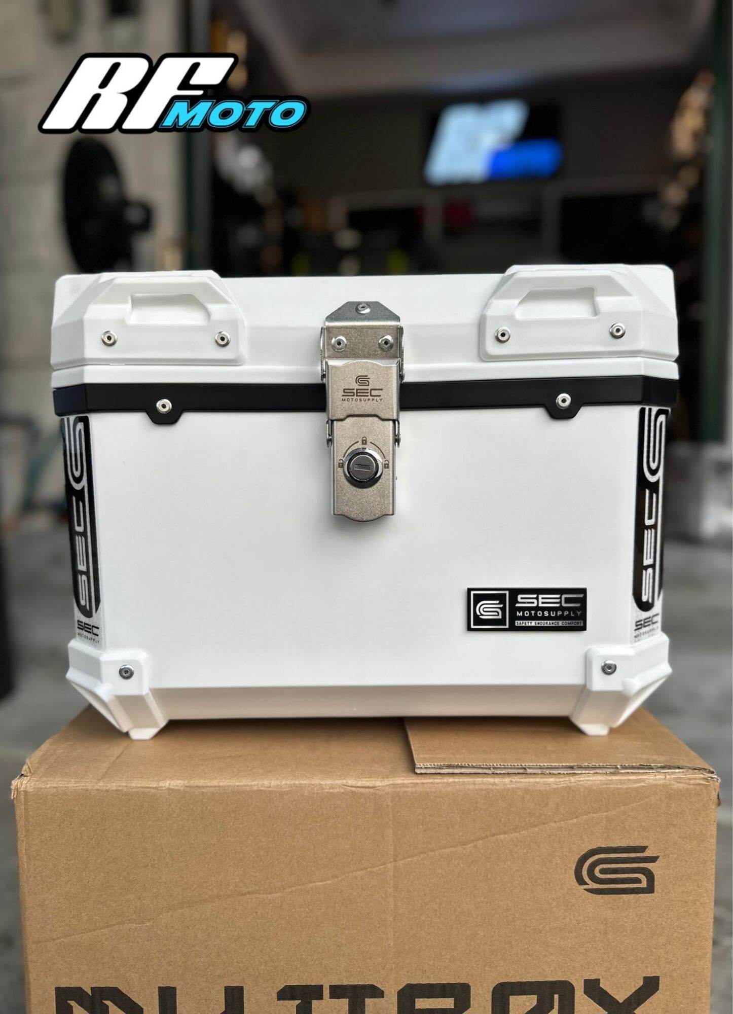 SEC KRYPTONITE/MUJIBOX NEW COLOR 45L Hard Plastic top Box MEGA SALE ...