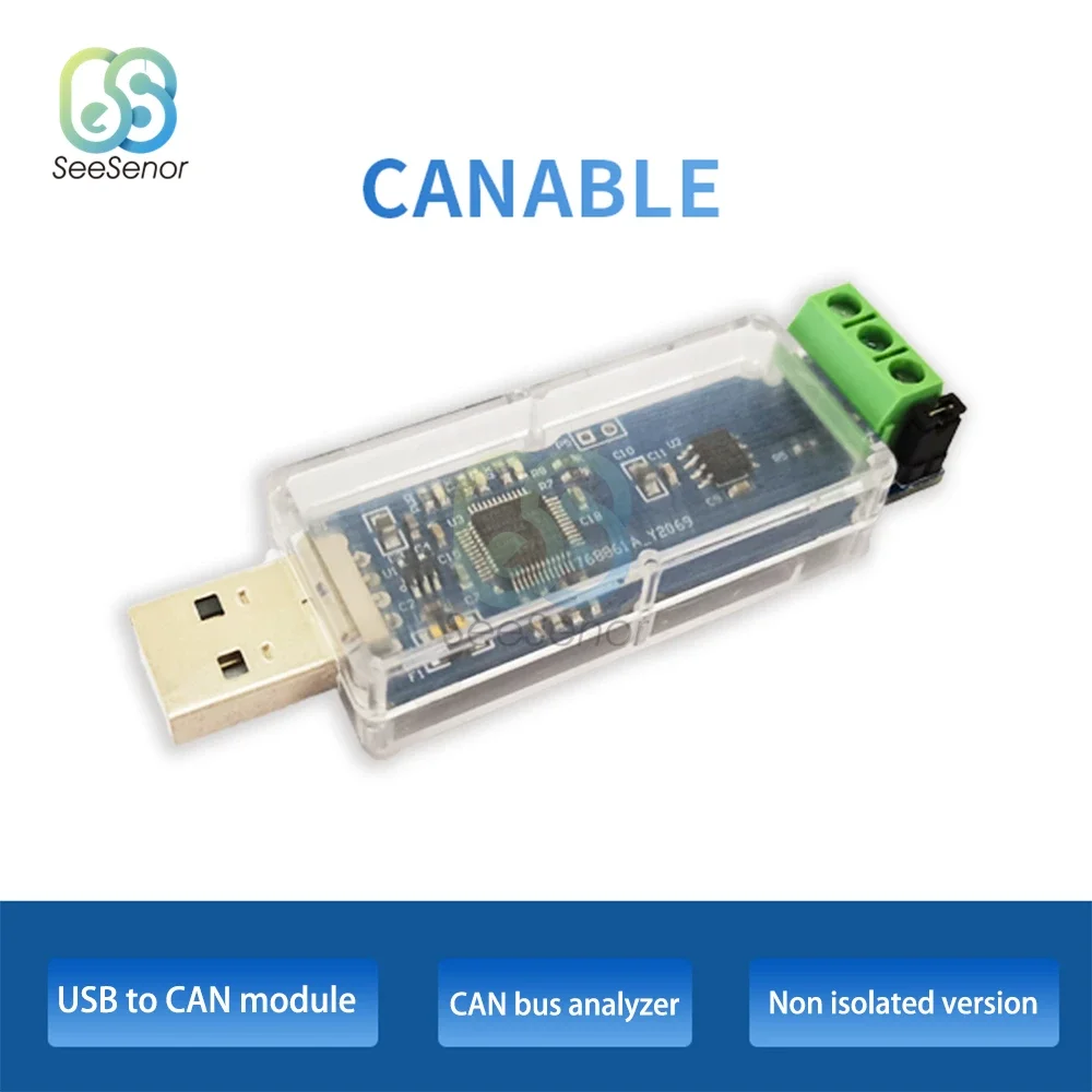 Canable Usb To Can Conversion Module Can Debug Adapter Can Bus Analyzer Debugging Assistant