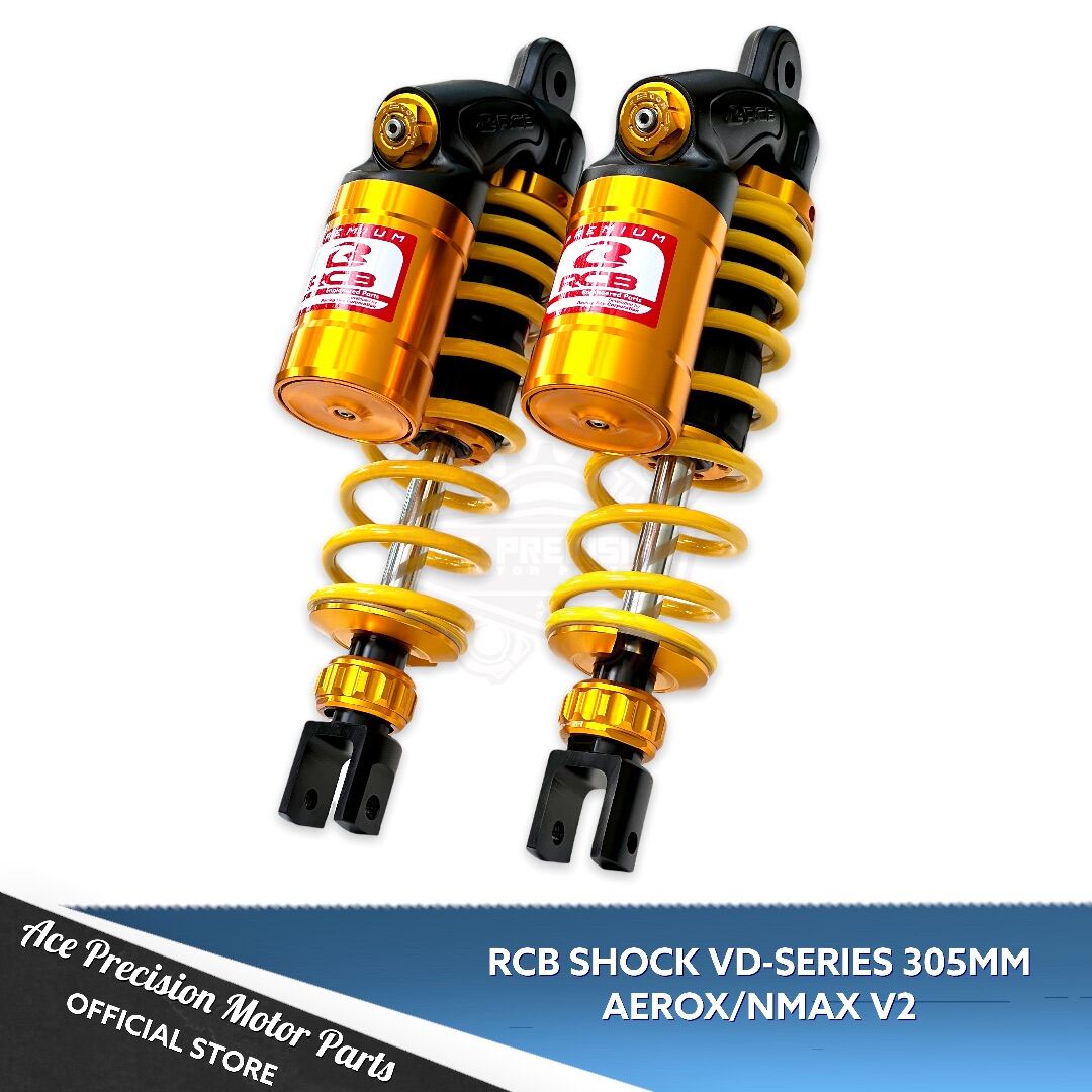 RCB Shock VD-Series Aerox V1/V2, Nmax V2 2020 305mm GL/Yellow | Lazada PH