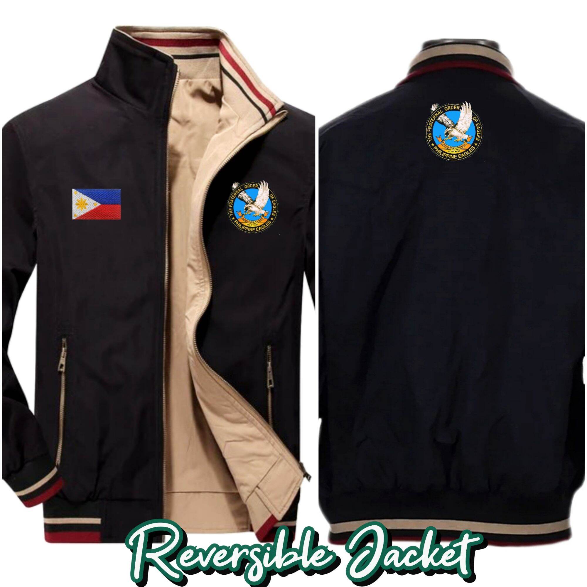 TFOE Reversible Jacket Embroidered Logo | Lazada PH