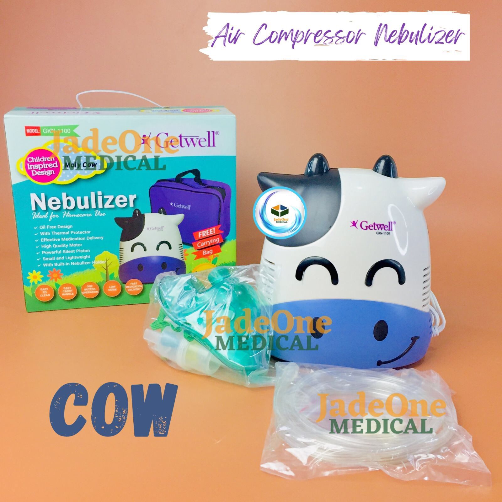 GETWELL Kids Nebulizer Machine ( Molly Cow ) | Lazada PH