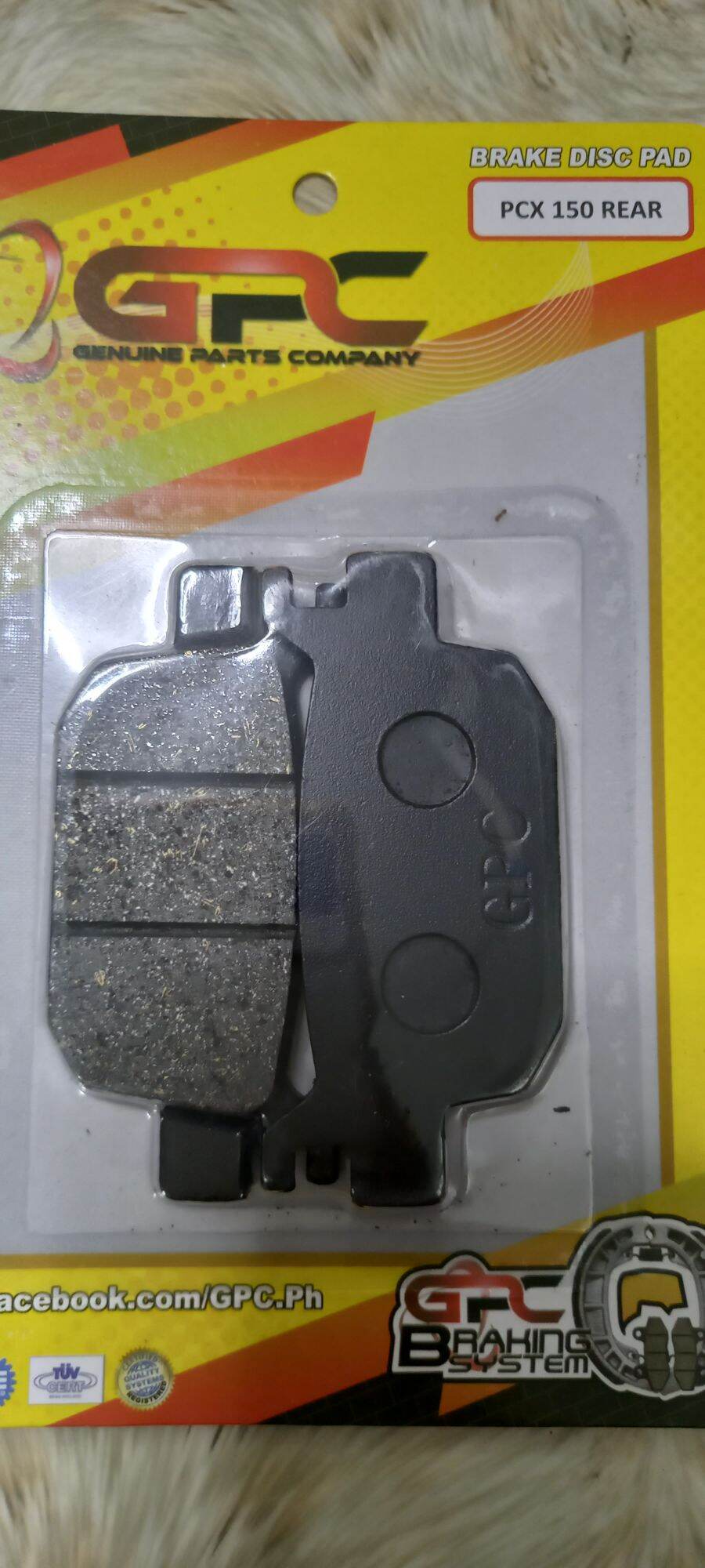 gpc brake pad pcx 150/160/adv150 rear | Lazada PH