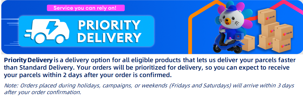 What is Priority Delivery? | Lazada