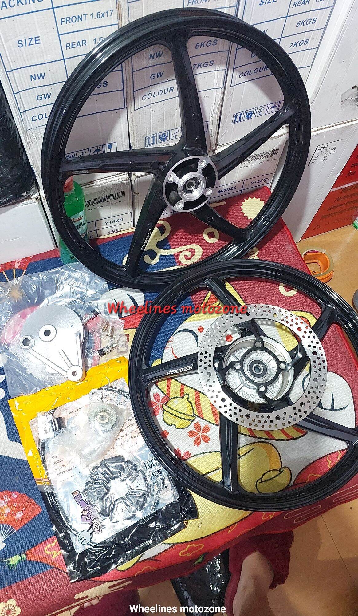 HyperTech Malaysian 5spoke Mags for Smash Wave Bravo conversion set ...