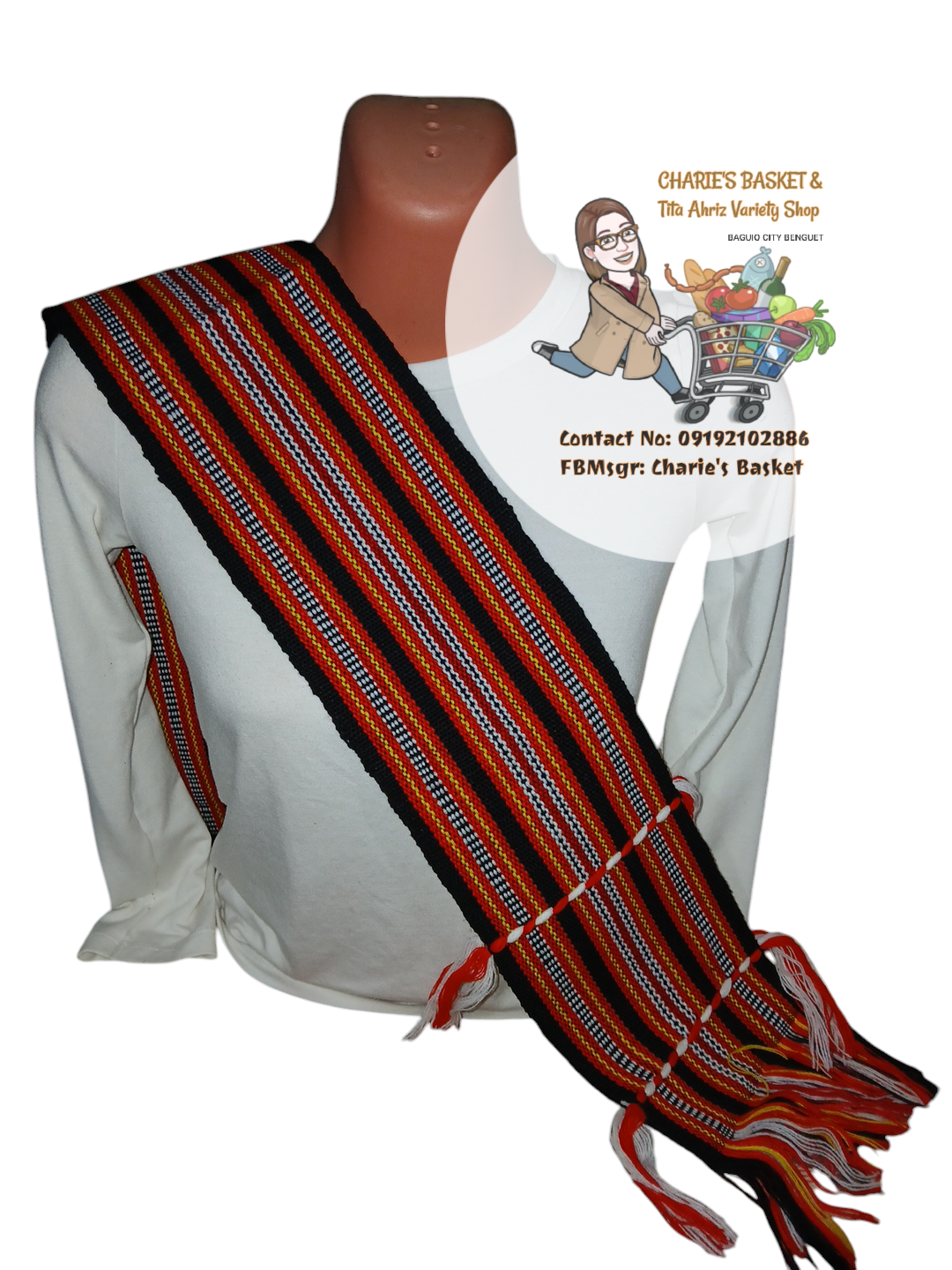 ETHNIC IGOROT DESIGNS SASH (2 YARDS LONG) | Lazada PH