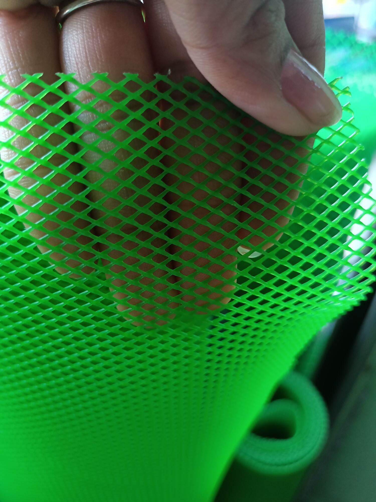 per yard high quality elastic pvc/plastic screen (green) more sizes ...