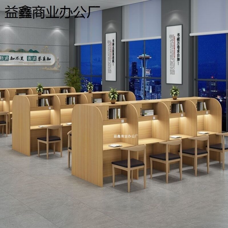 Study Room Partition Table and Chair Shared Study Table Immersed Study ...