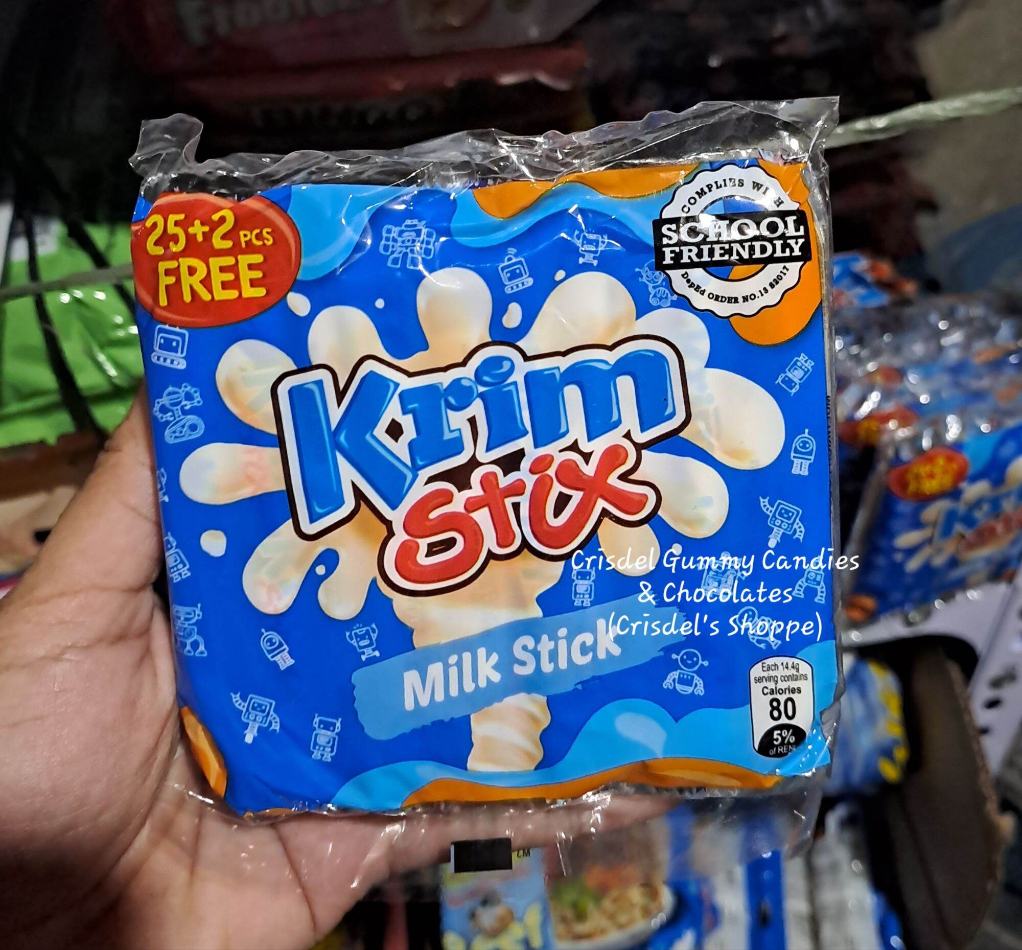Krim Stix Milk Stick & Choco Stick 3 packs for 100.00 | Lazada PH