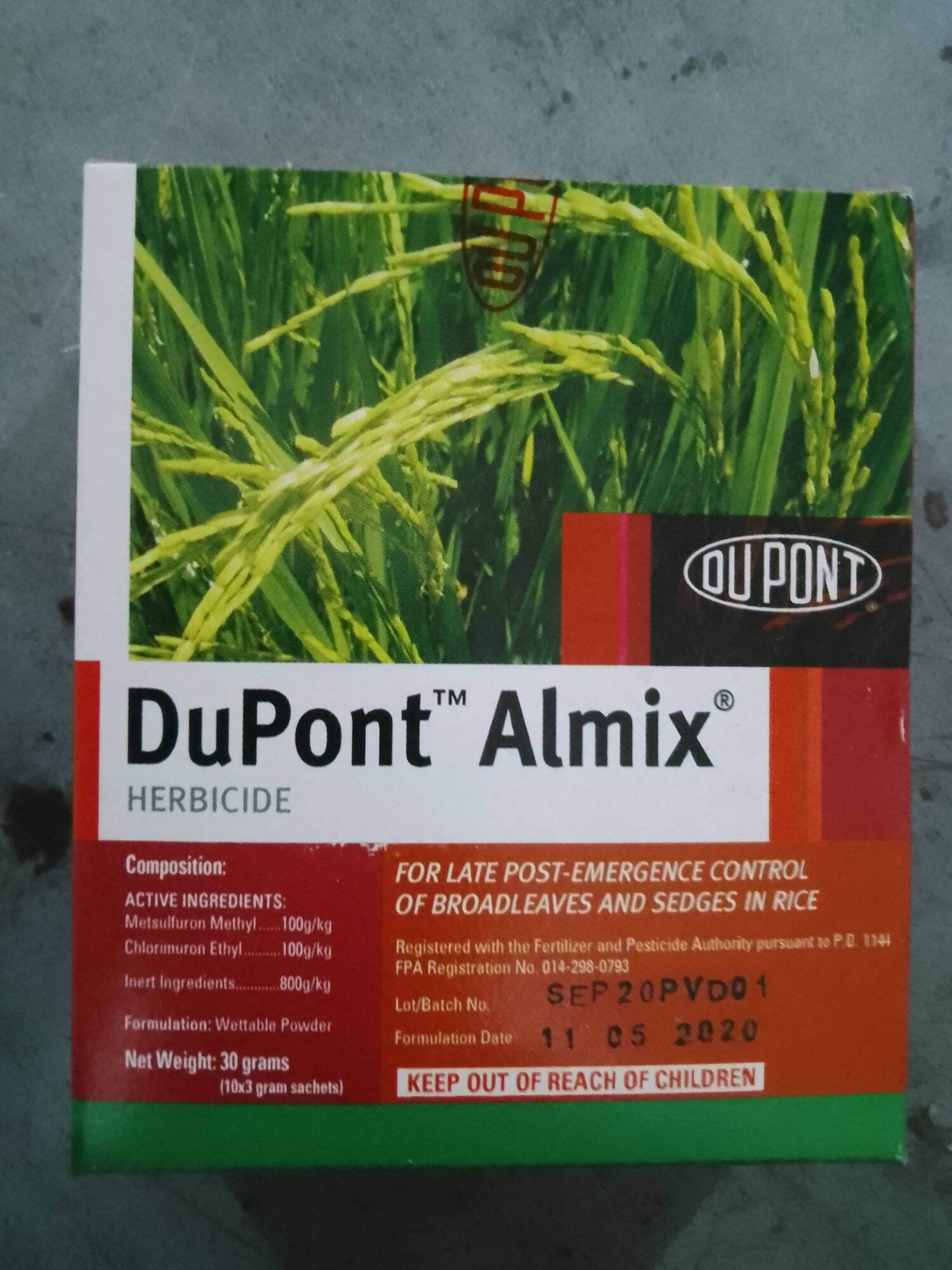 ALMIX DUPONT HERBICIDE FOR RICE (30 GRAMS BOX) | Lazada PH