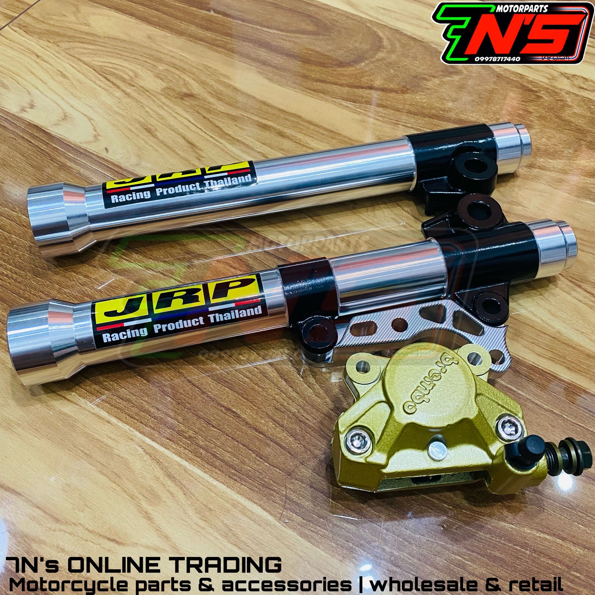 Lighten Front Shock blk plain Free JRP Sticker+NGO Caliper+Earls ...
