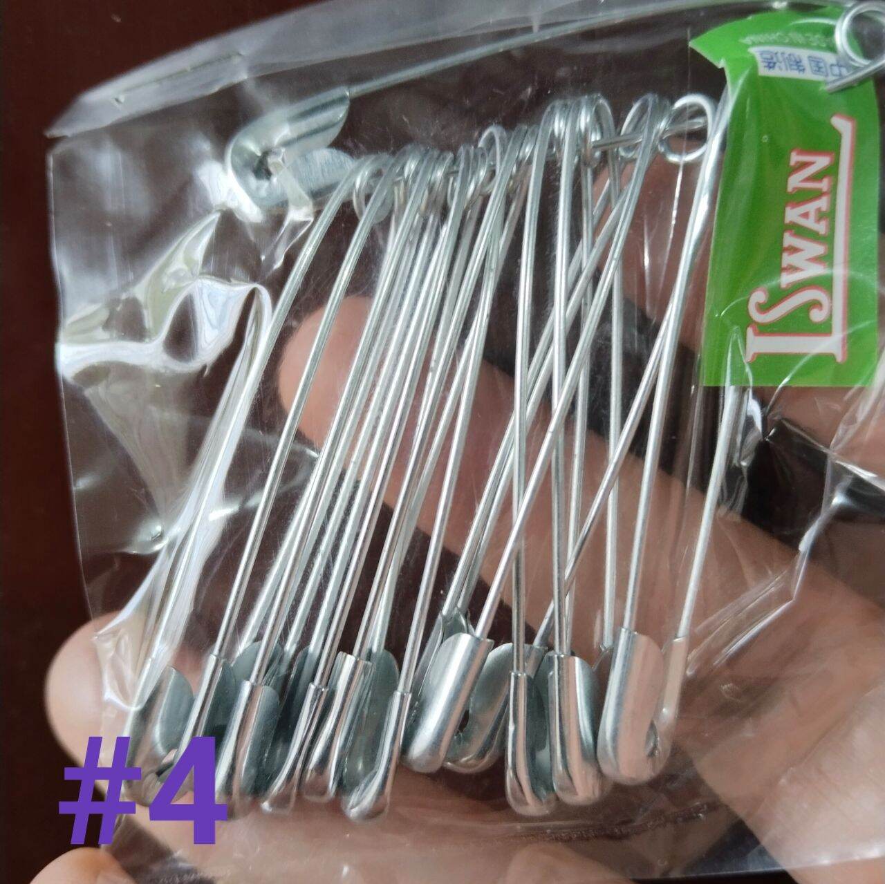 SAFETY PINS {PARDIBLE},#0,#1,#2,#3,#4 SILVER /12PCS PER PACK | Lazada PH