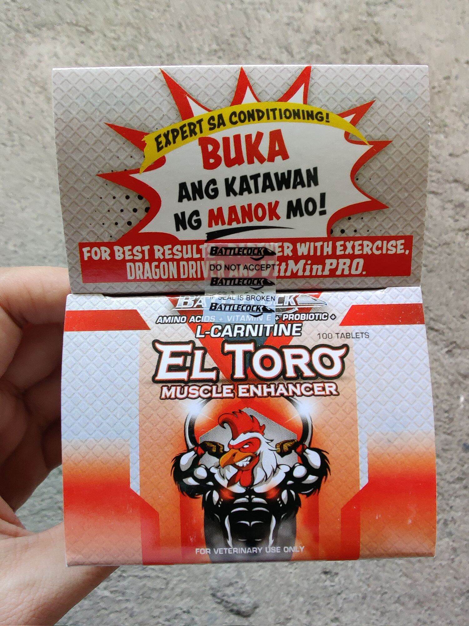 EL TORO MUSCLE ENHANCER (AMINO ACIDS+VITAMIN E+PROBIOTIC+L-CARNITINE ...