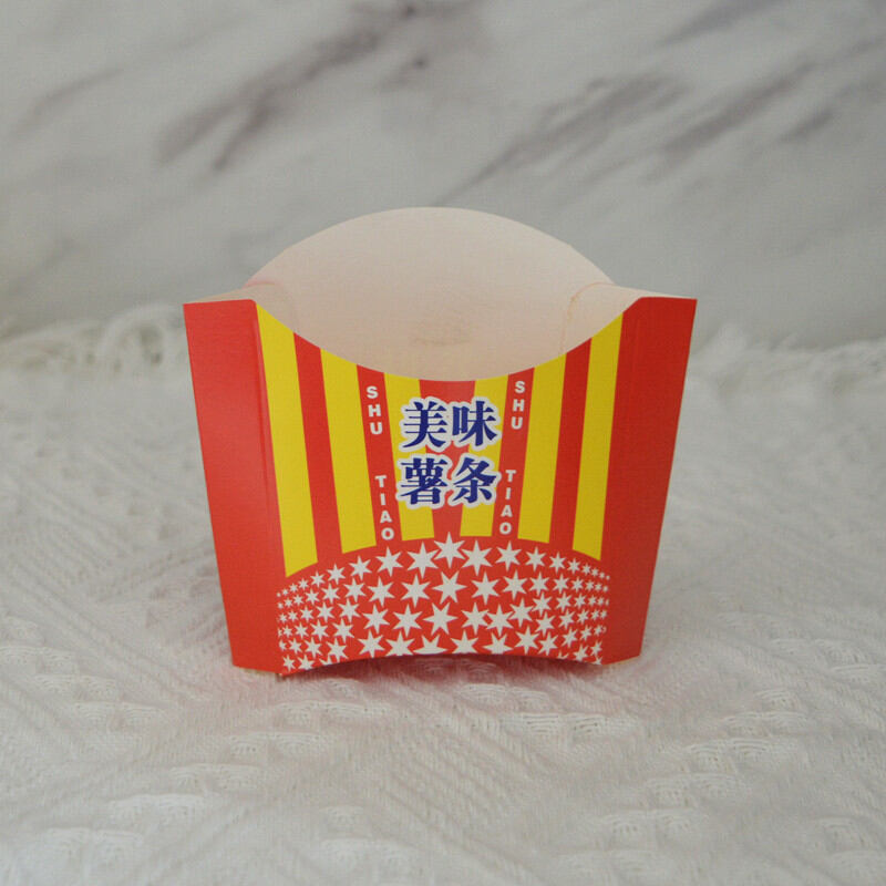 Small Fries Box Striped Square Fries Box Large and Small Fries Packing ...