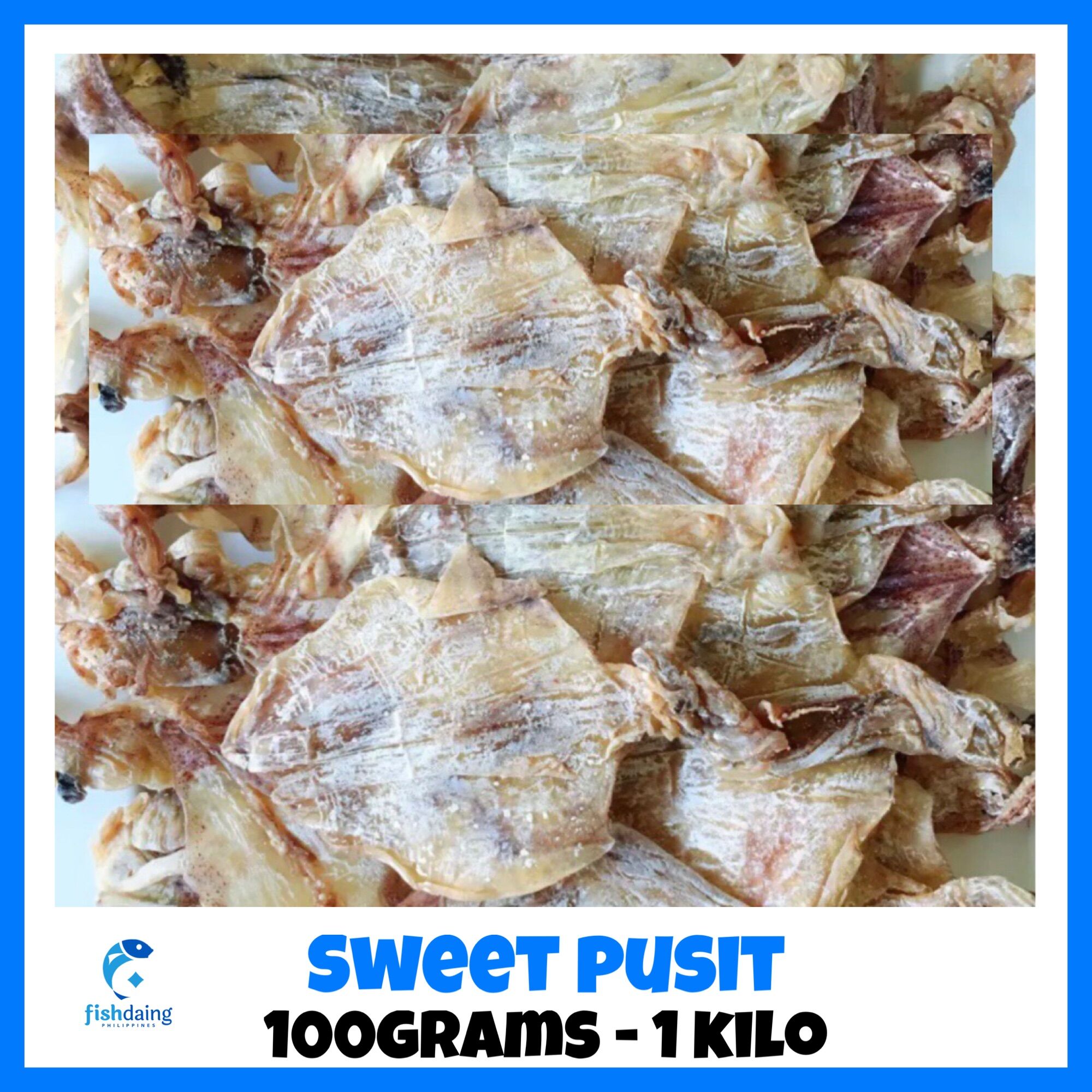 Dried Pusit (Unsweetened) 100g Filipino Dried Pusit, Nokus,