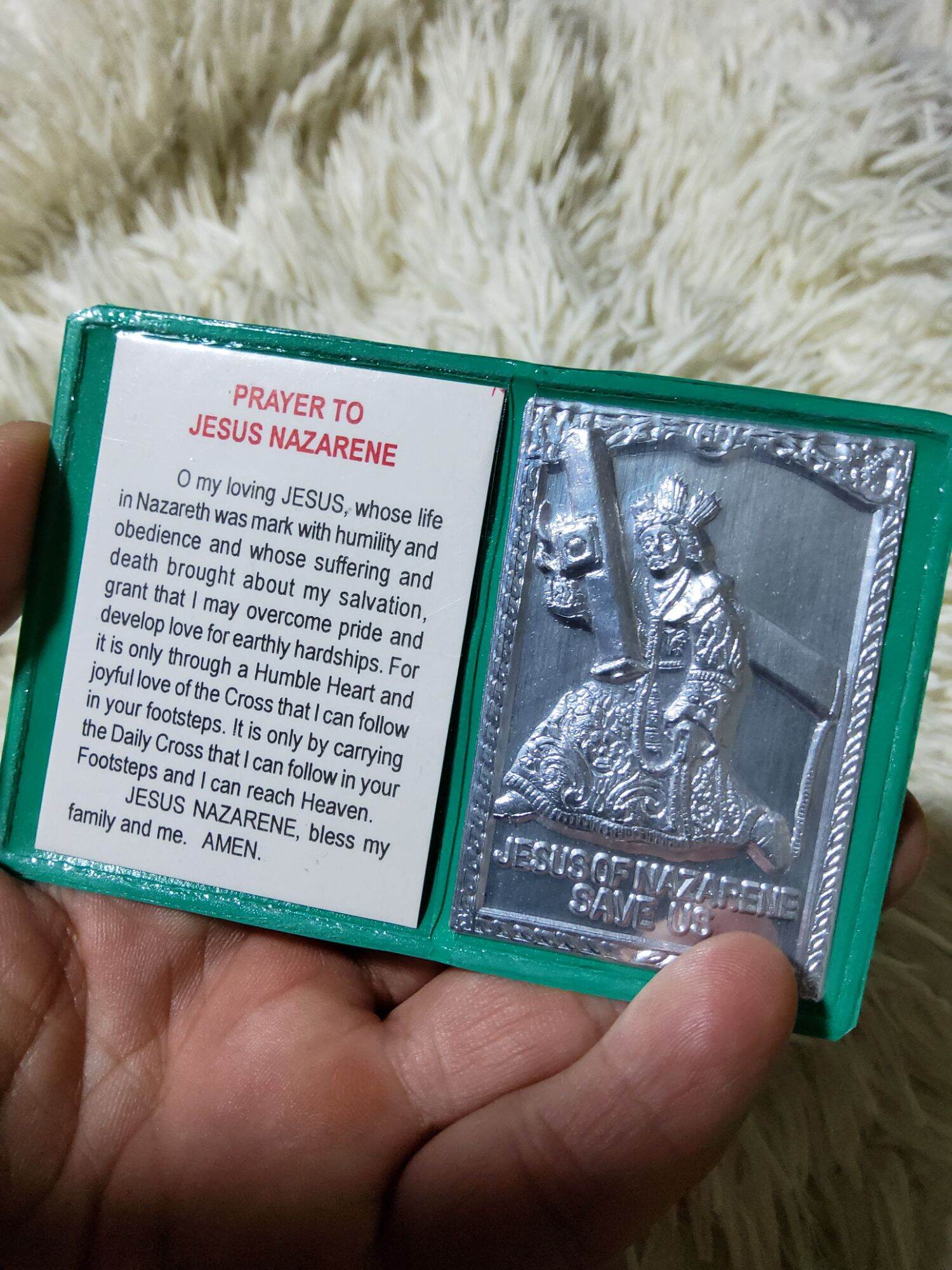 Nazareno/ Black Nazarene Pocket Medal (For Granting Prayers) | Lazada PH