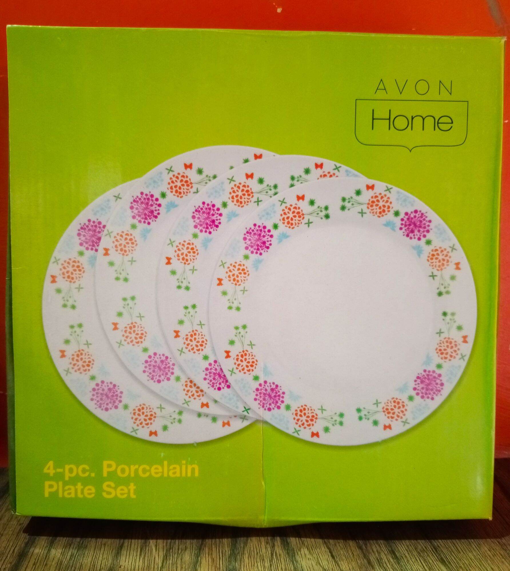 AVON 4-PC PORCELAIN PLATE SET | Lazada PH