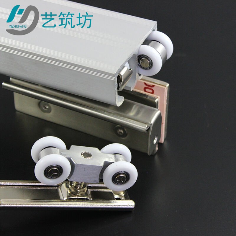 Hanger Rail of Sliding Door Double Track Push-Pull Heavy Door Pulley ...