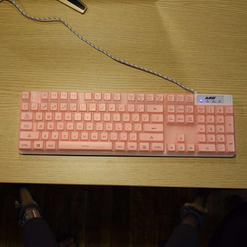 Ajazz AK6 Crystal Machinery Warrior Fujitsu Desktop Computer Mechanical ...