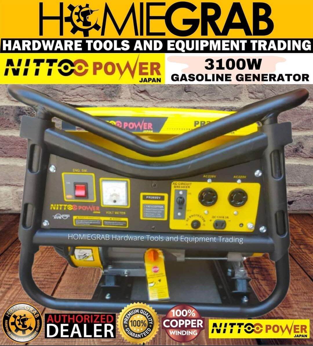 NITTOO Power 3kva / 3100w Gasoline Generator Set - Pure Copper Winding ...