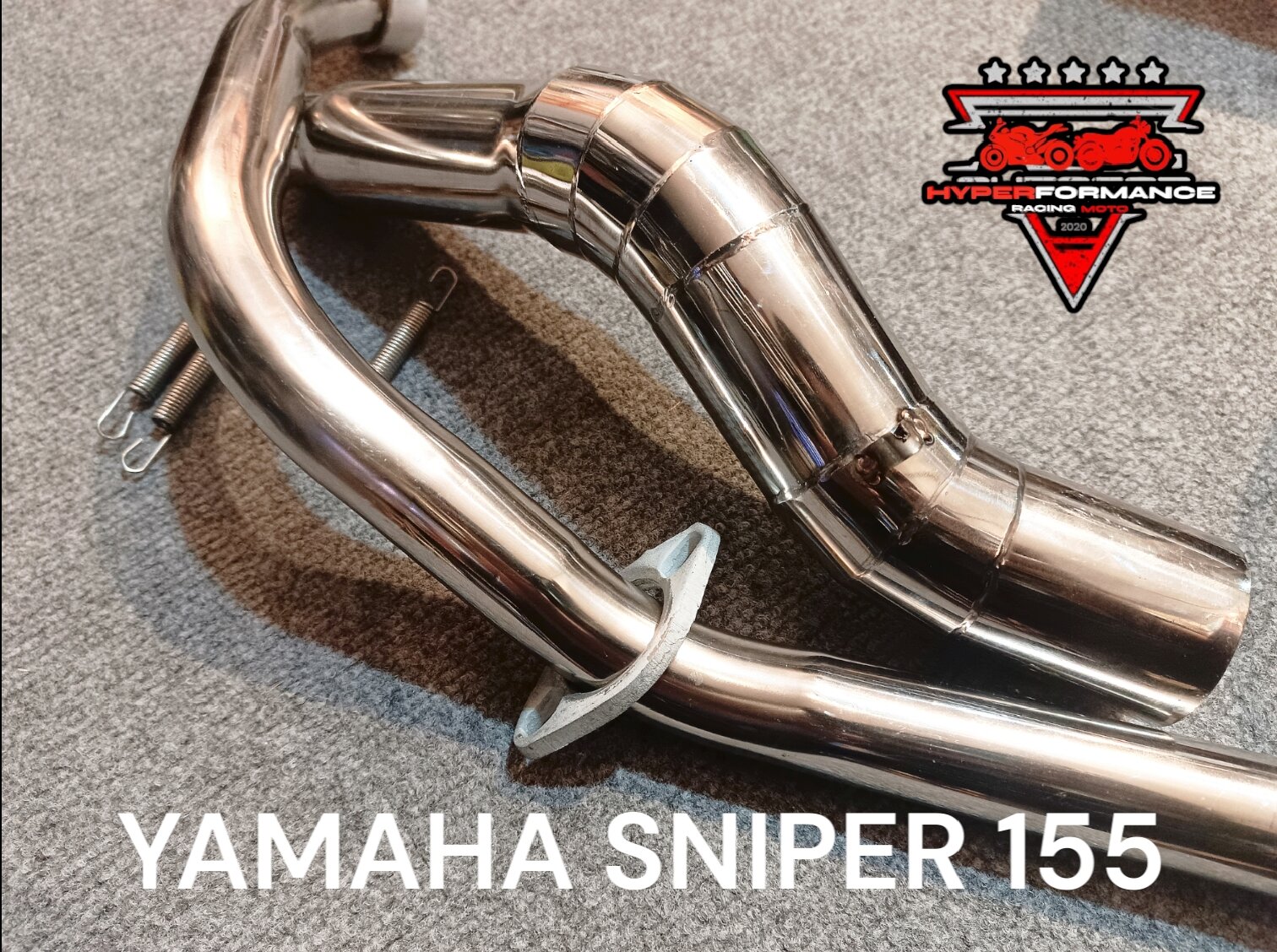 YAMAHA SNIPER155 /Sniper155 BIG ELBOW EXHAUST PIPE / Big elbow exhaust ...
