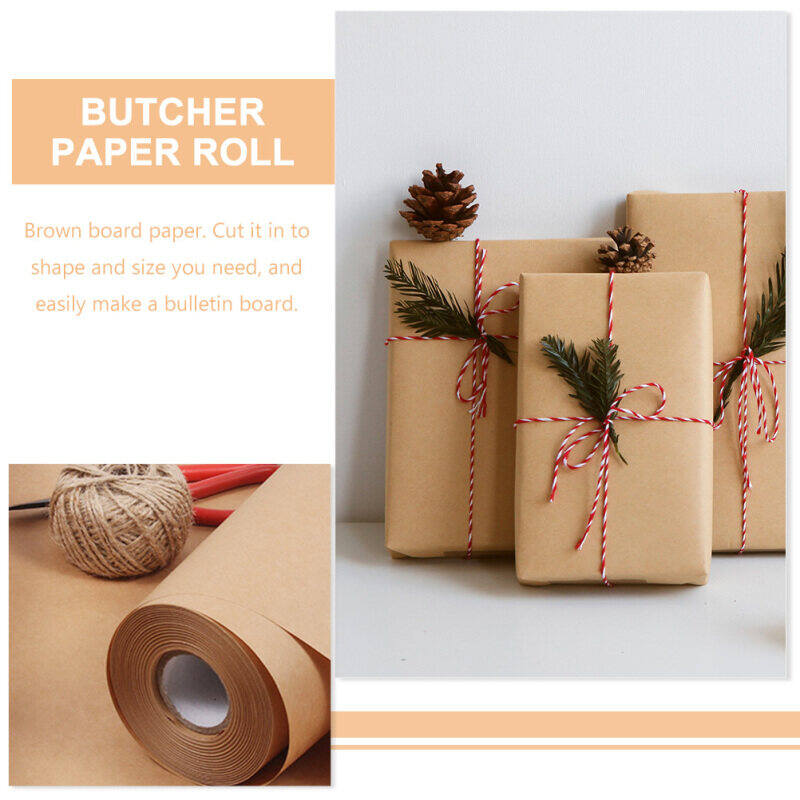 # 1 Roll 30cm x 1/2/3m of Kraft Paper Roll for Gift Wrapping Moving ...