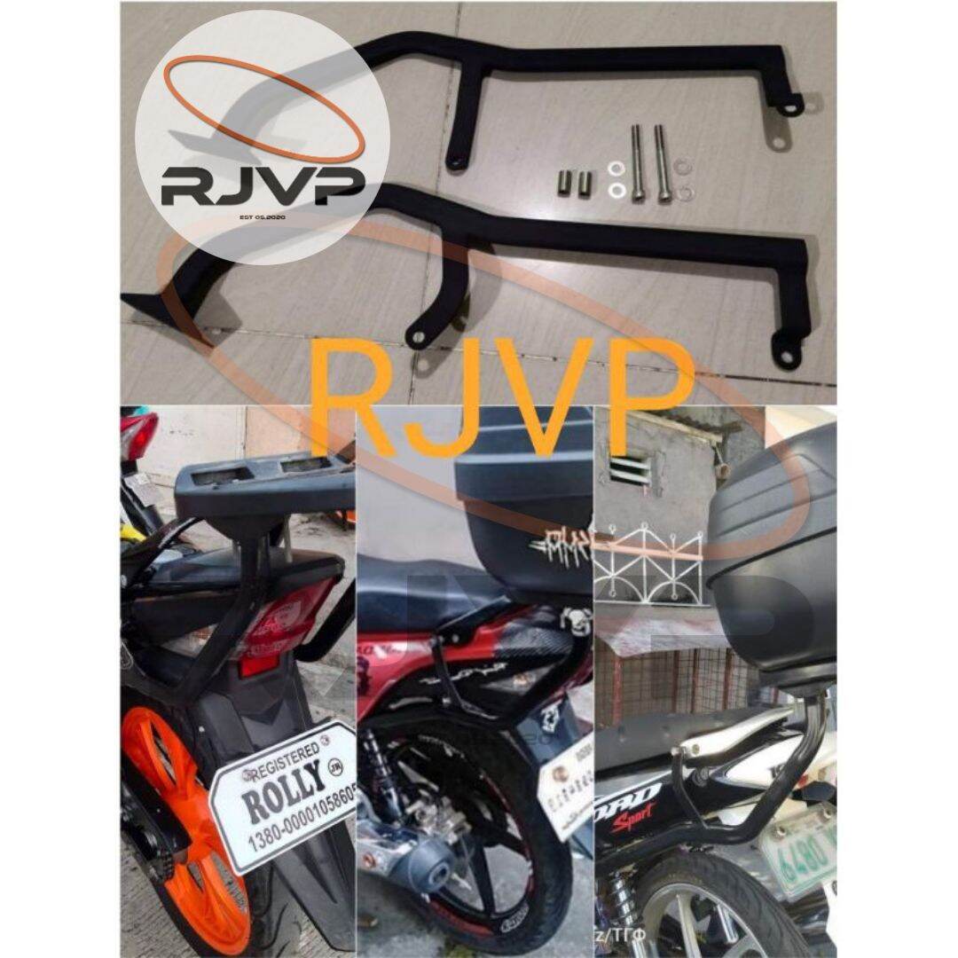 Honda XRM/RS 125 HRV Bracket / Bracket Heavy Duty Steel Black Oval Tube