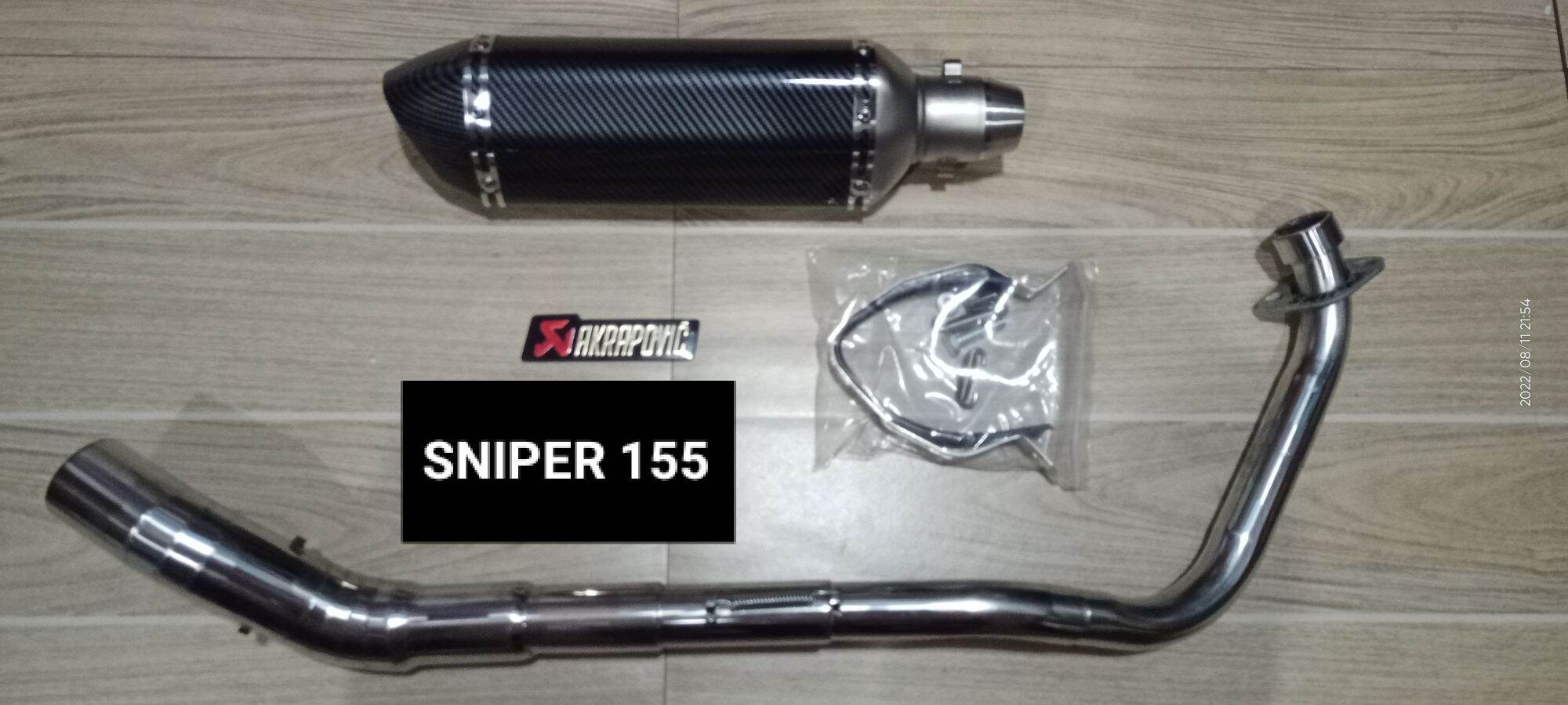 SNIPER 155 FULL EXHAUST SYSTEM AKRAPOVIC | Lazada PH