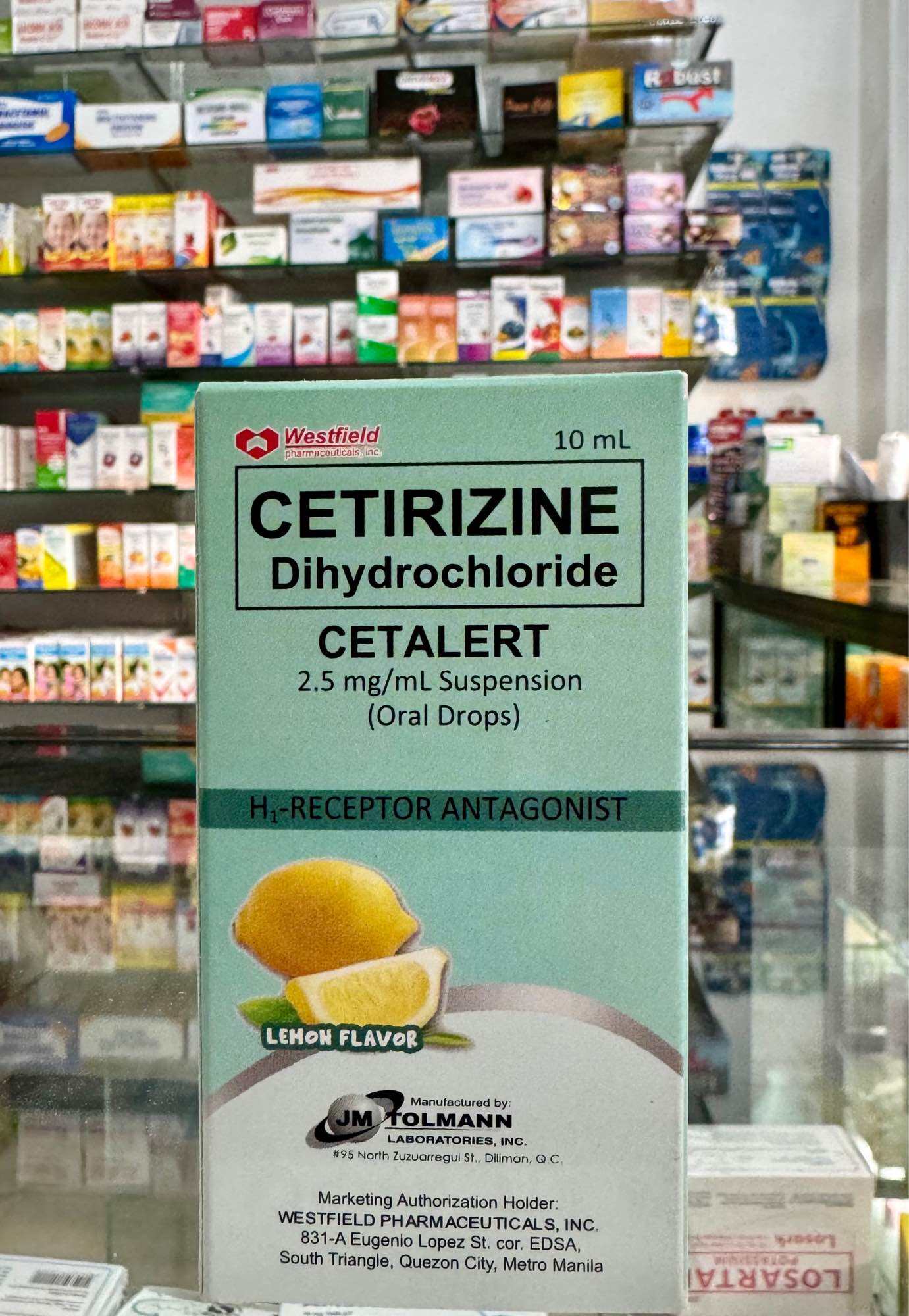 CETIRIZINE CETALERT 2.5 mg/mL Suspension (Oral Drops) | Lazada PH