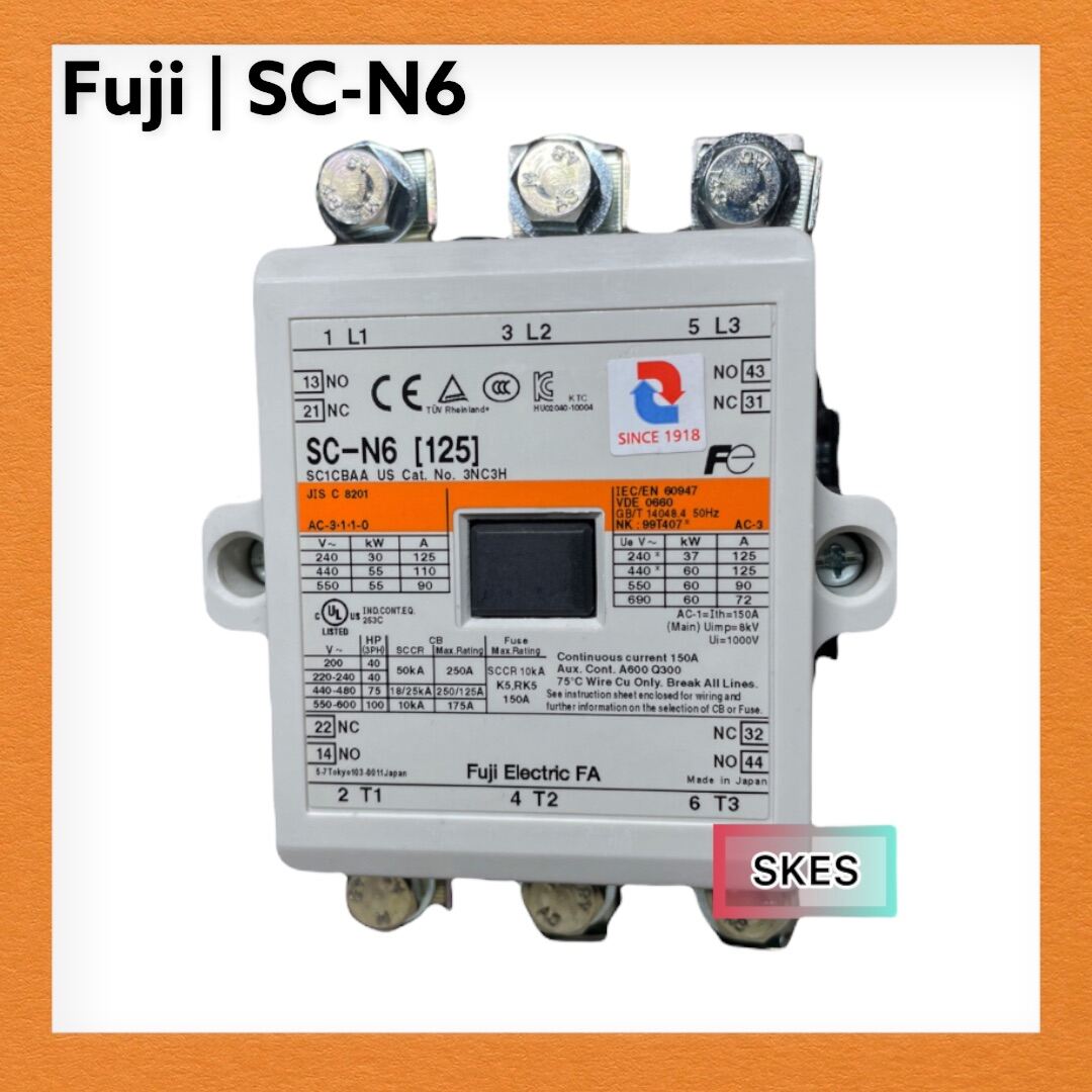 Fuji SC-N6 Magnetic Contactor Made in Japan | Scn6 | At Iba Pa | Lazada PH
