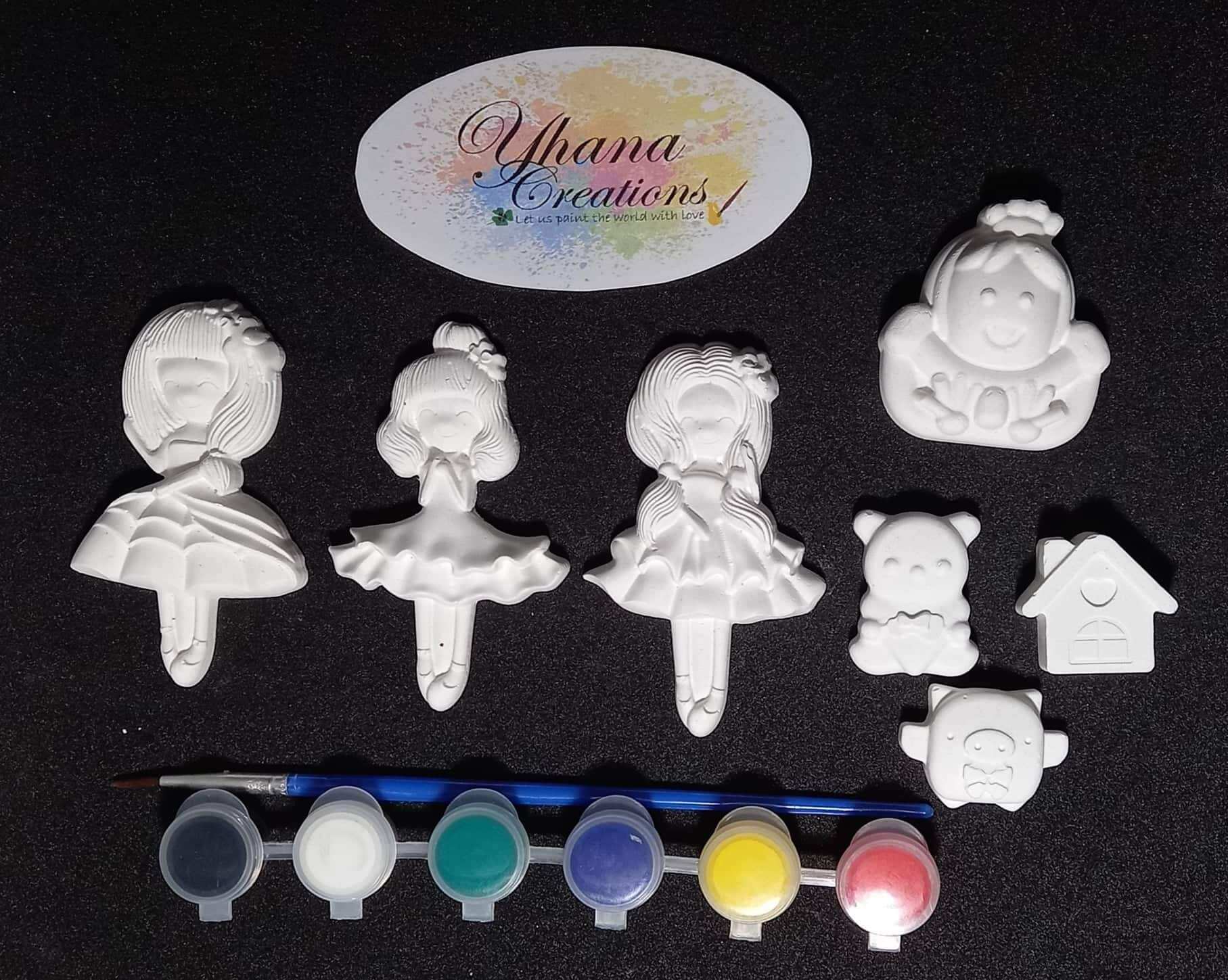 Princess Theme - DIY Plaster Paint Kit/Set ( Souvenir / Giveaways ...