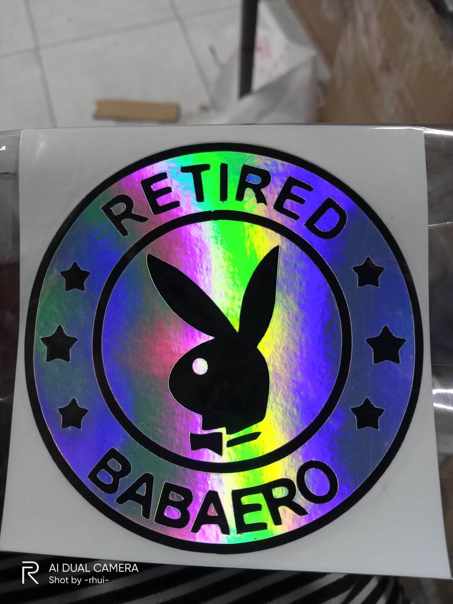 RETIRED BABAERO STICKER HOLOGRAM(3X3) | Lazada PH