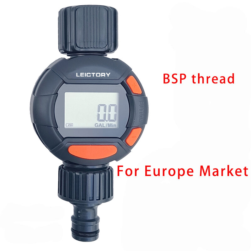Digital Water Flow Meter Hose Water Meter Water Pressure Gauge for ...