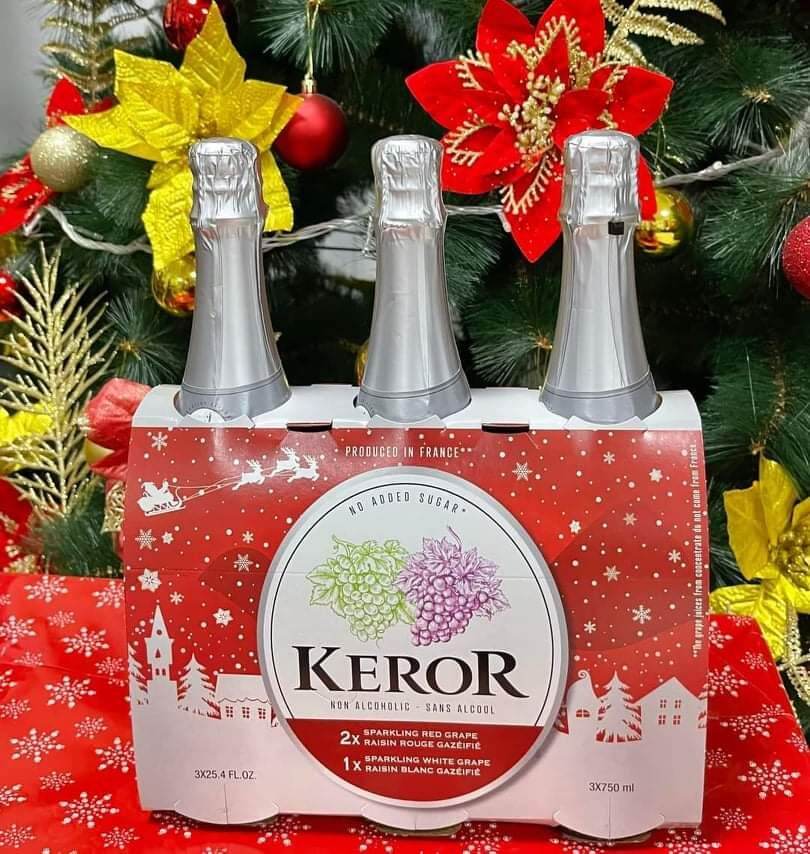 Keror Red & White Grape Sparkling Juice ( Pack of 3) | Lazada PH
