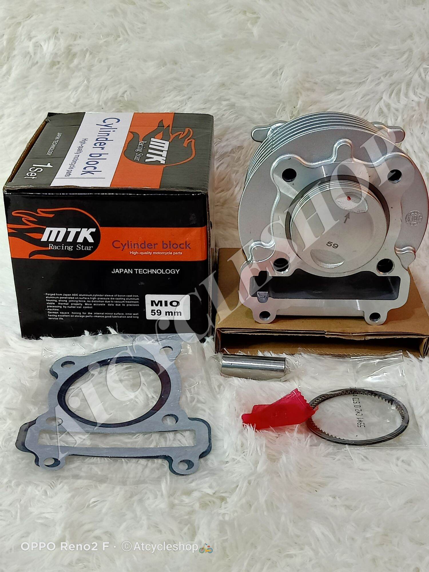 MTK CYLINDER BLOCK FOR MIO SPORTY, MIO SOUL CARB, MIO SOULTY STD, 54MM ...