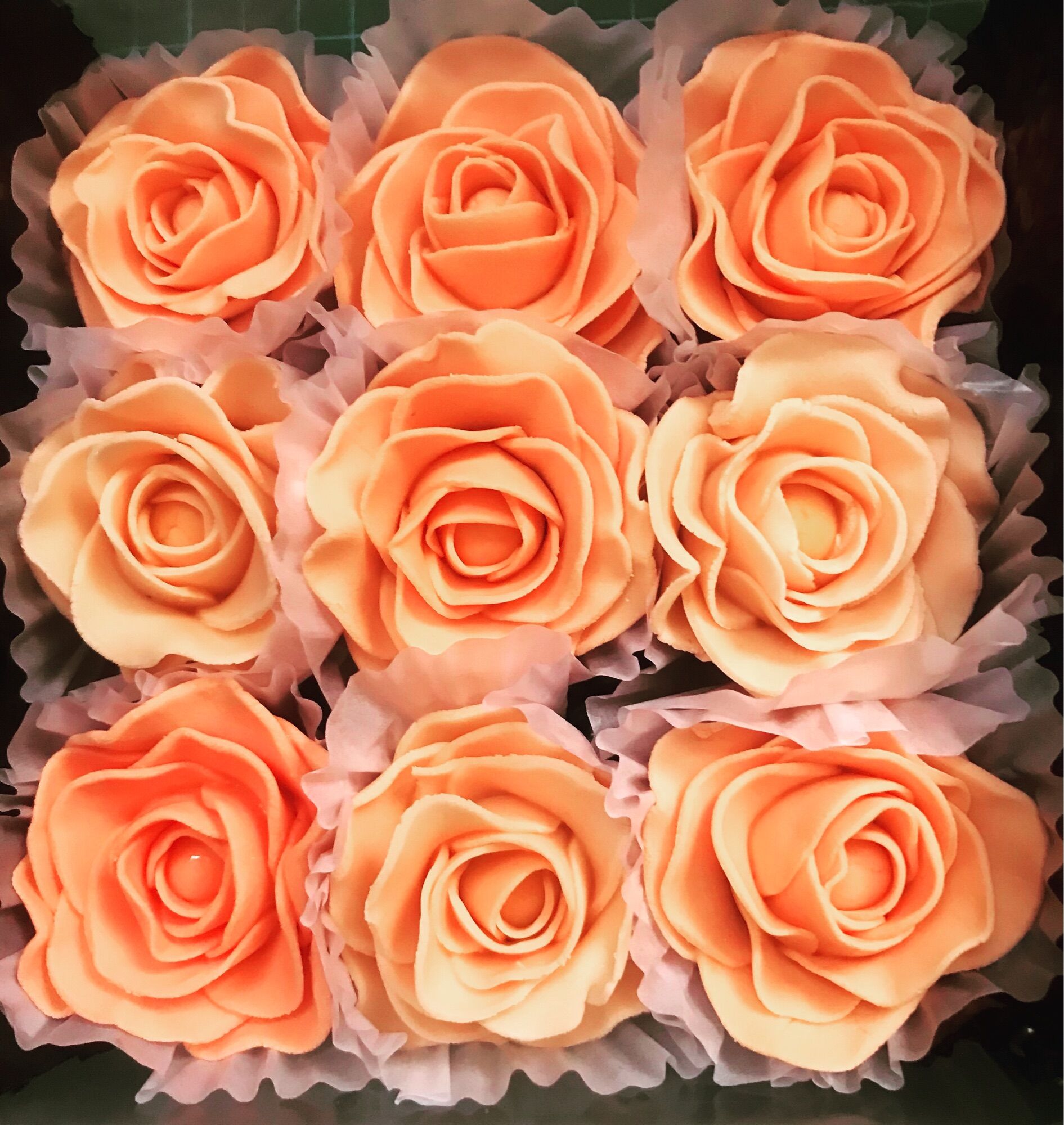 Edible cake and cupcake toppers (Rose) per pc fondant/pastillas | Lazada PH
