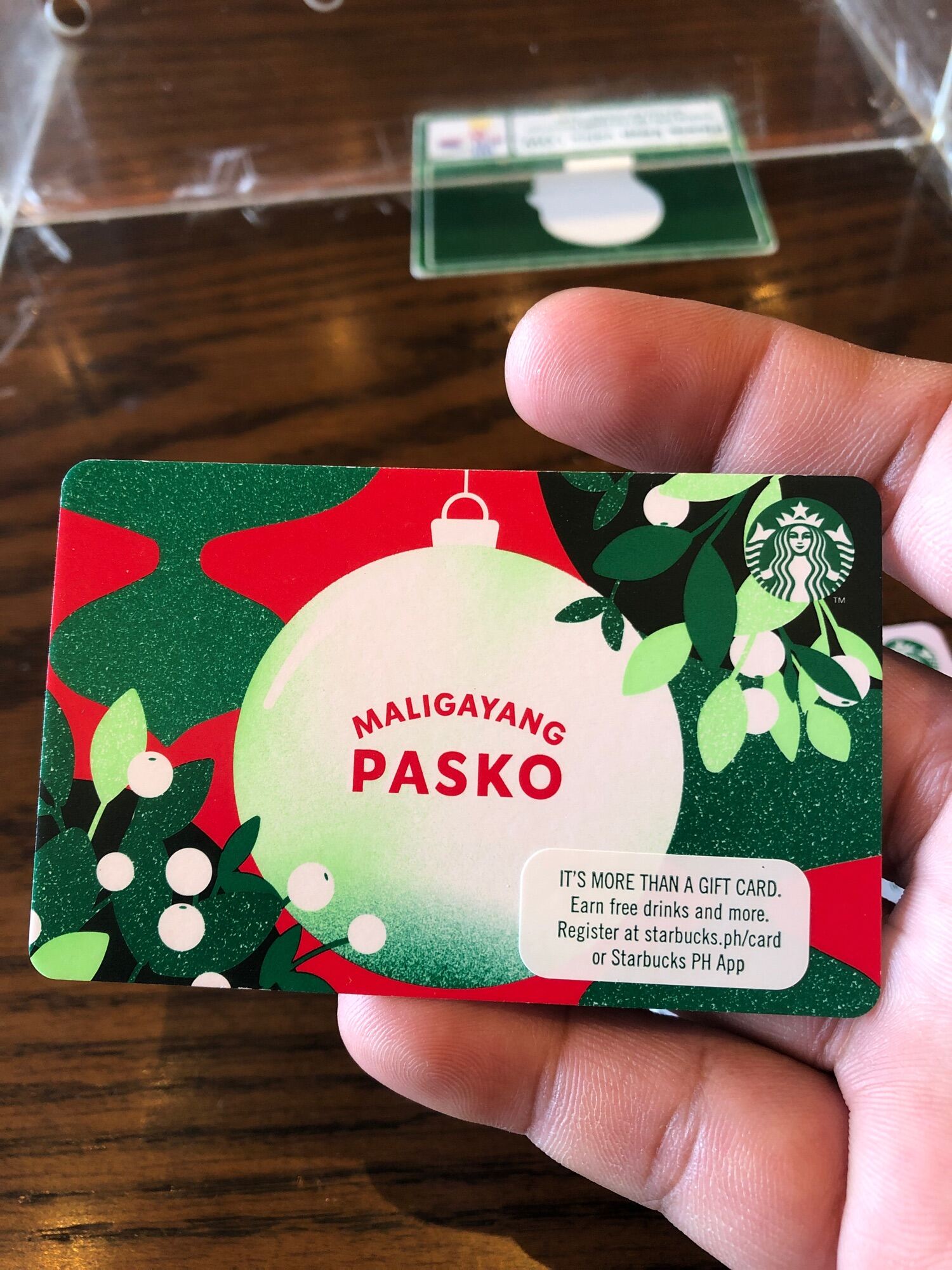 USABLE Starbucks Ph 2021 Maligayang Pasko Card | Lazada PH
