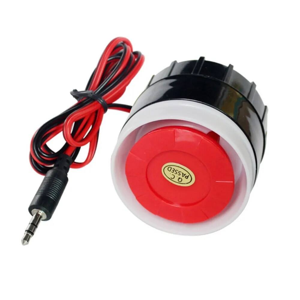 Mini Alarm Siren 120DB High-decibel Security Piezo Buzzer Alarm Horn ...