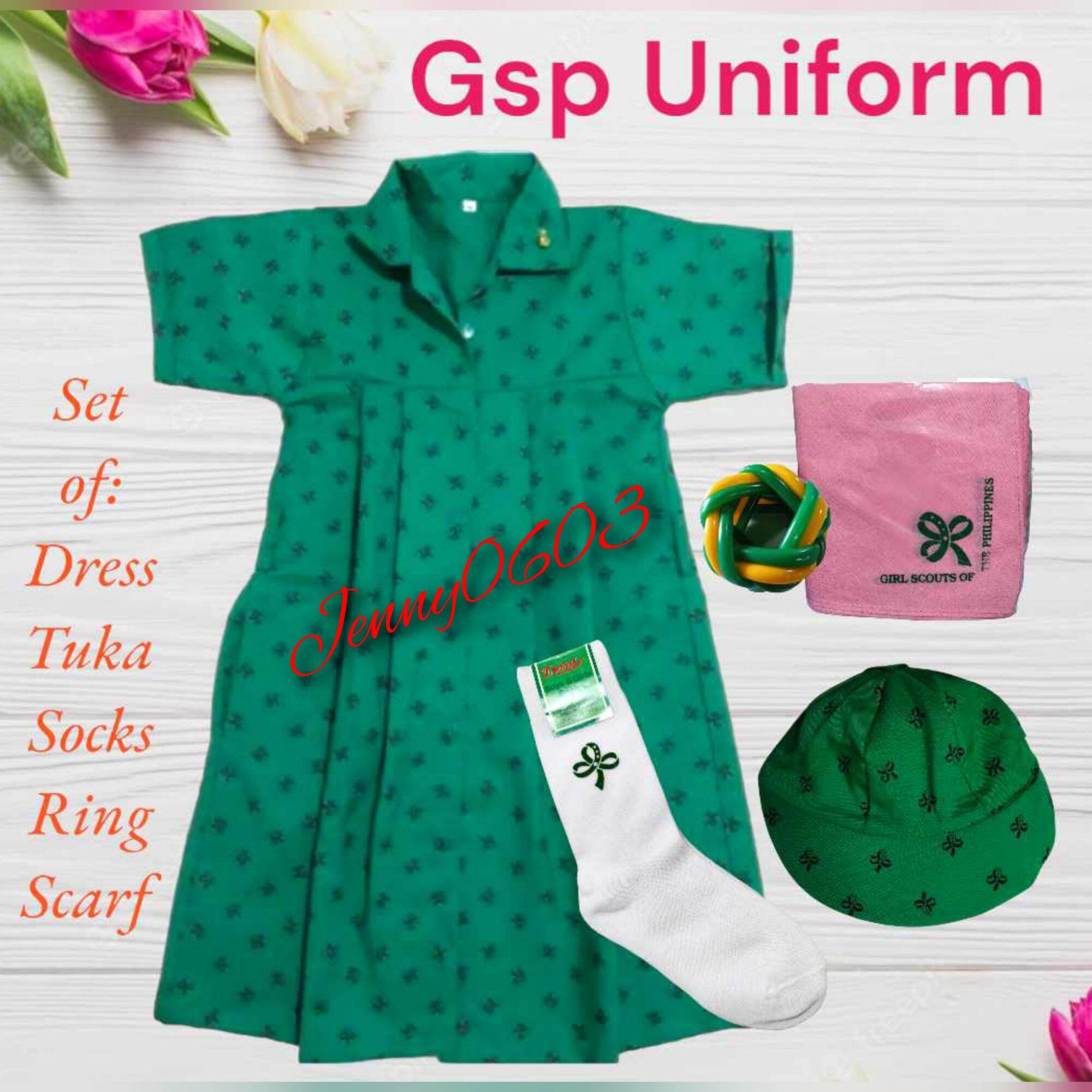 GSP Uniform 5in1 Set for Kids Girl | Lazada PH