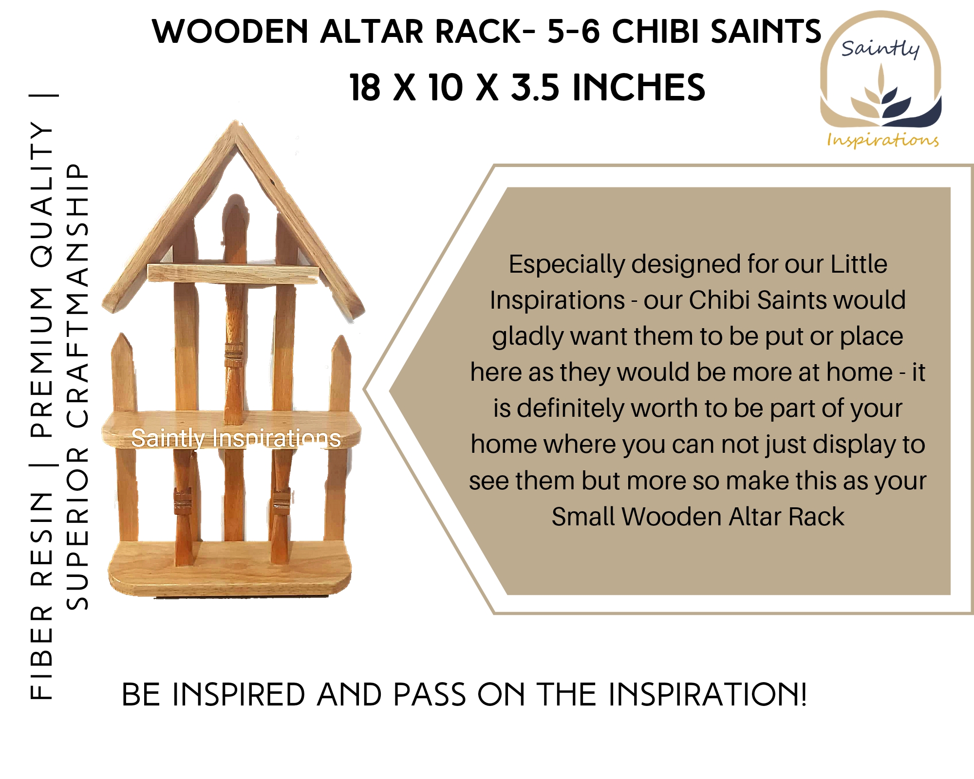 Wooden Altar Rack - 5-6 Chibi Saints | Lazada PH