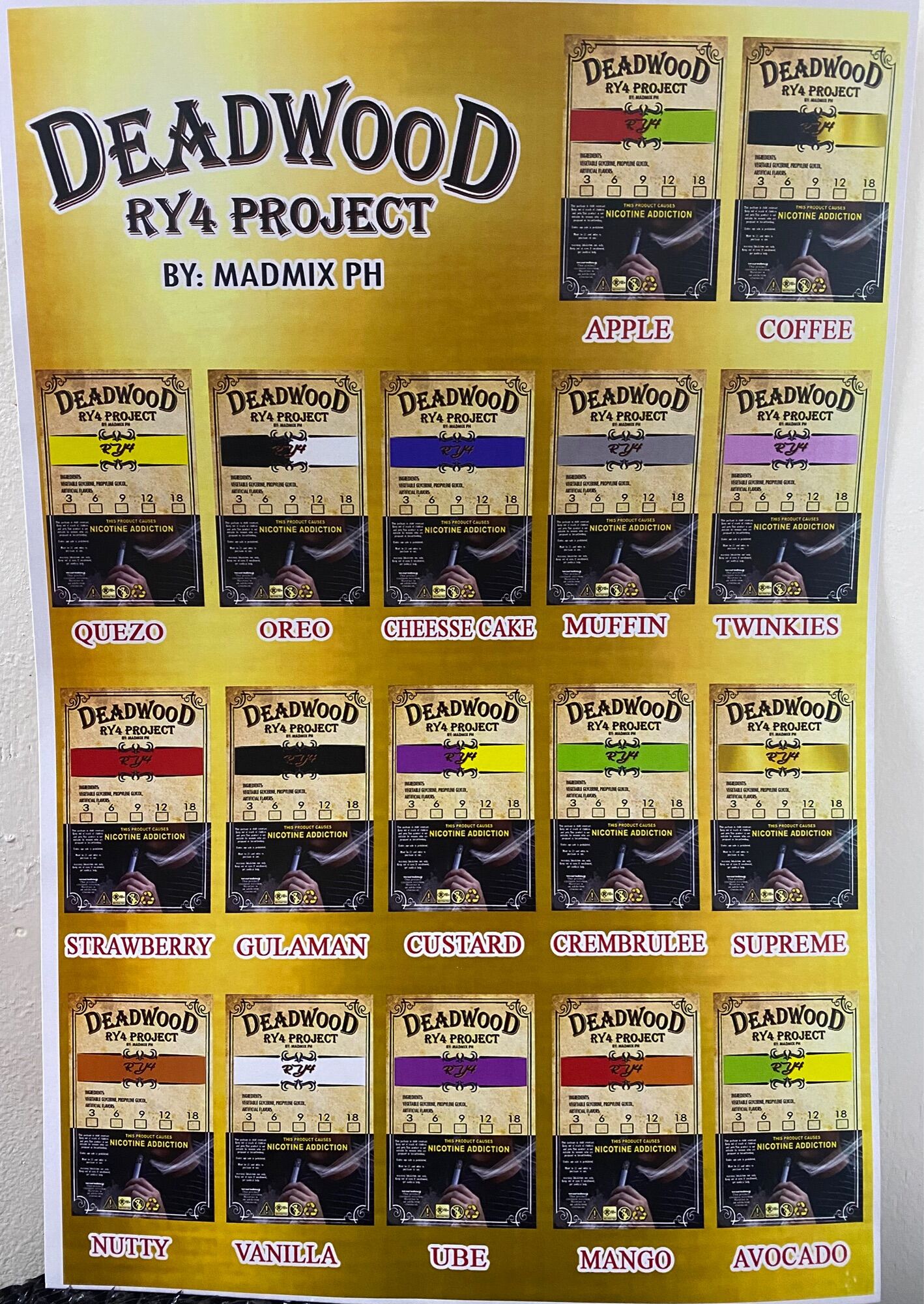 Deadwood SaltNic Original Ry4 | Lazada PH