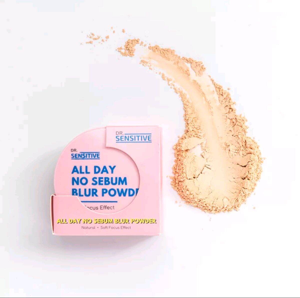 Dr. Sensitive All Day No Sebum Blur Powder (25g) (Translucent, Natural ...